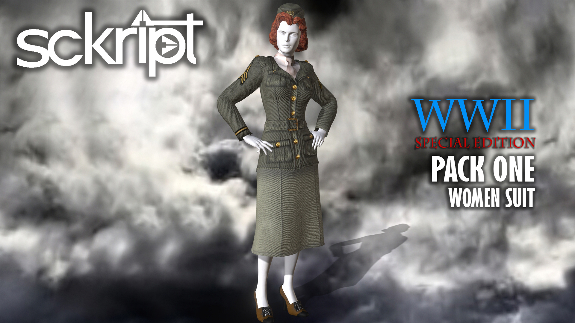SCKRIPT WW2 Special Edition Women Pack One - Character Creator/Outfit ...