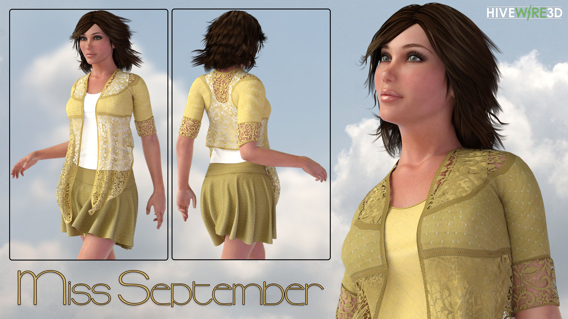 Miss September - Character Creator/Outfit - Reallusion Content Store