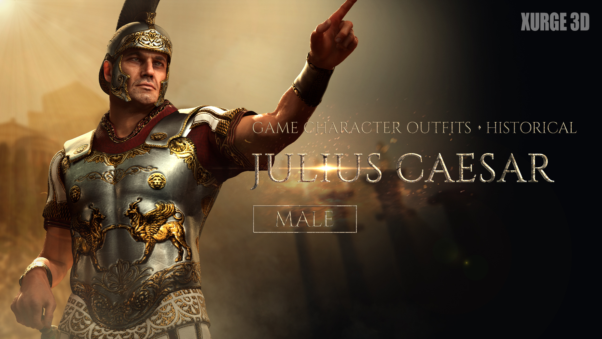 Julius Caesar_Male - Character Creator/Outfit - Reallusion Content Store
