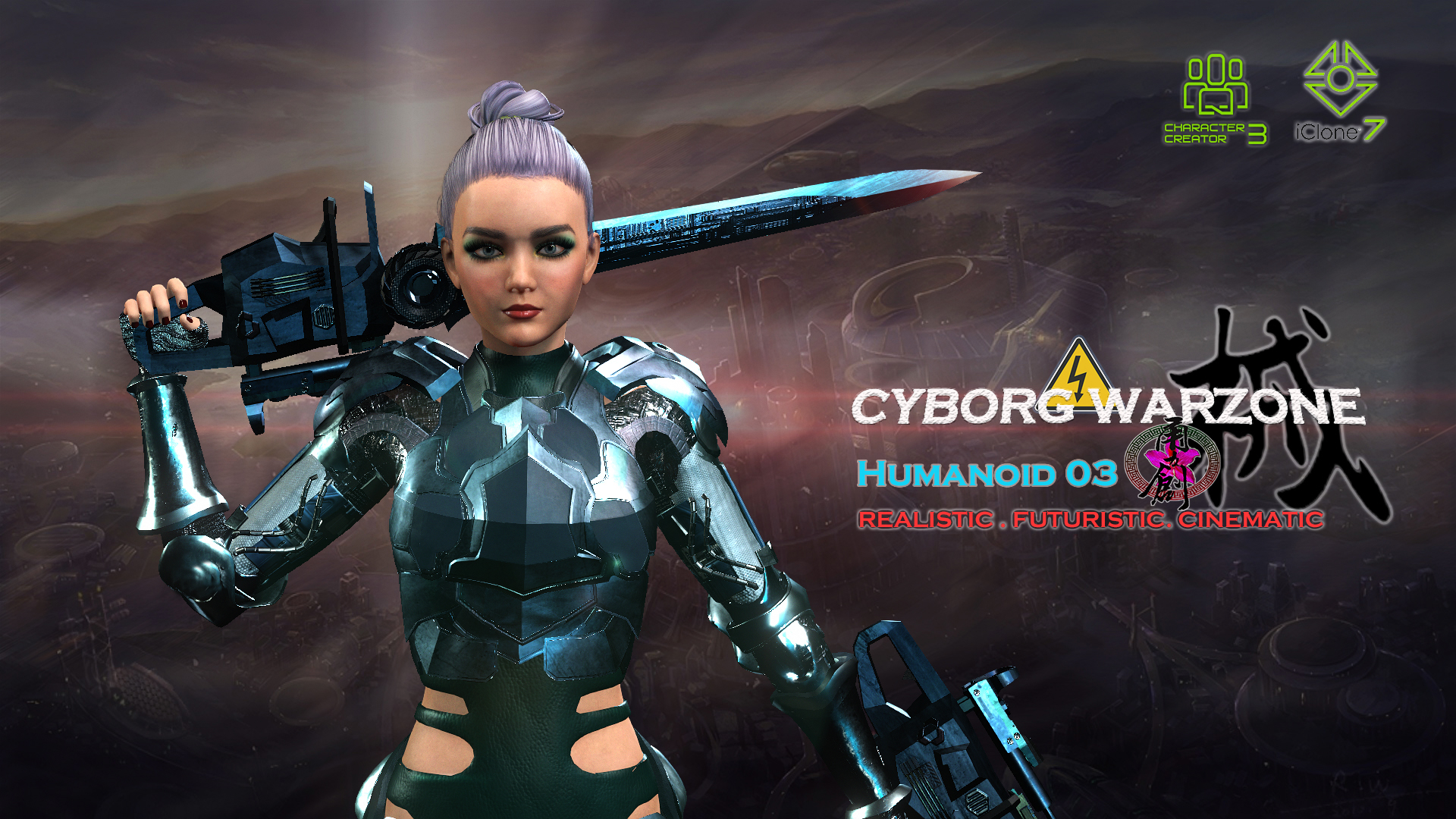Cyborg WarZone-Humanoid03 - Character Creator/Outfit - Reallusion ...