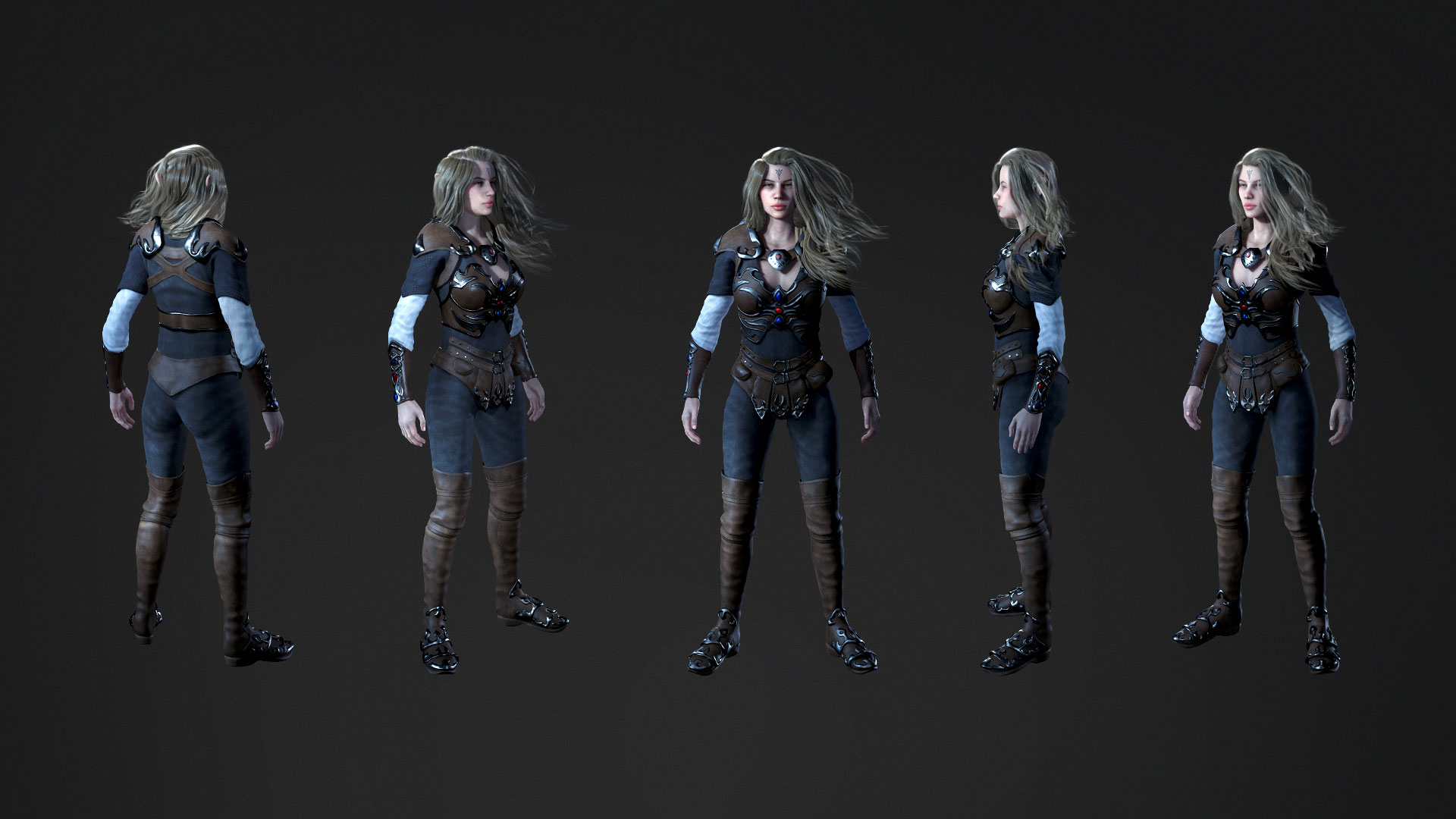 Adventure Leathers - Female - Character Creator/Outfit - Reallusion ...