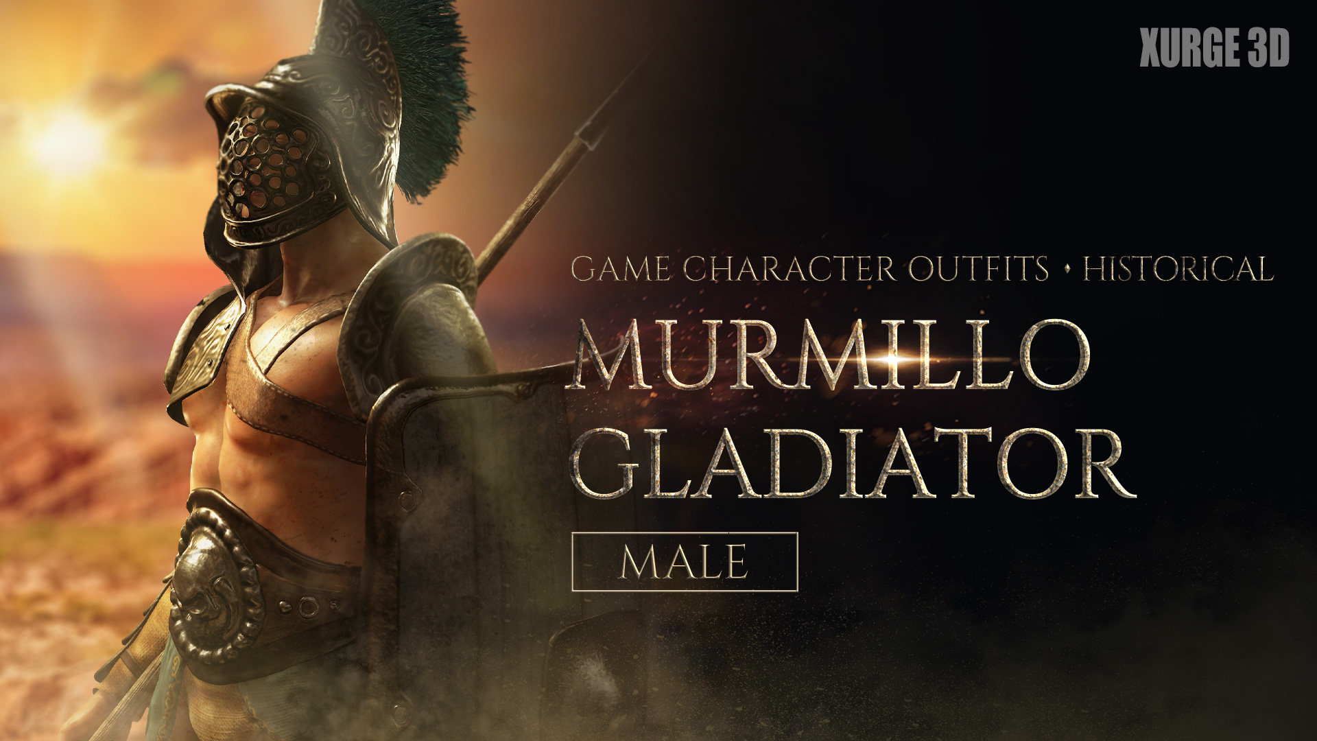 Murmillo Gladiator - Male - Character Creator/Outfit - Reallusion ...