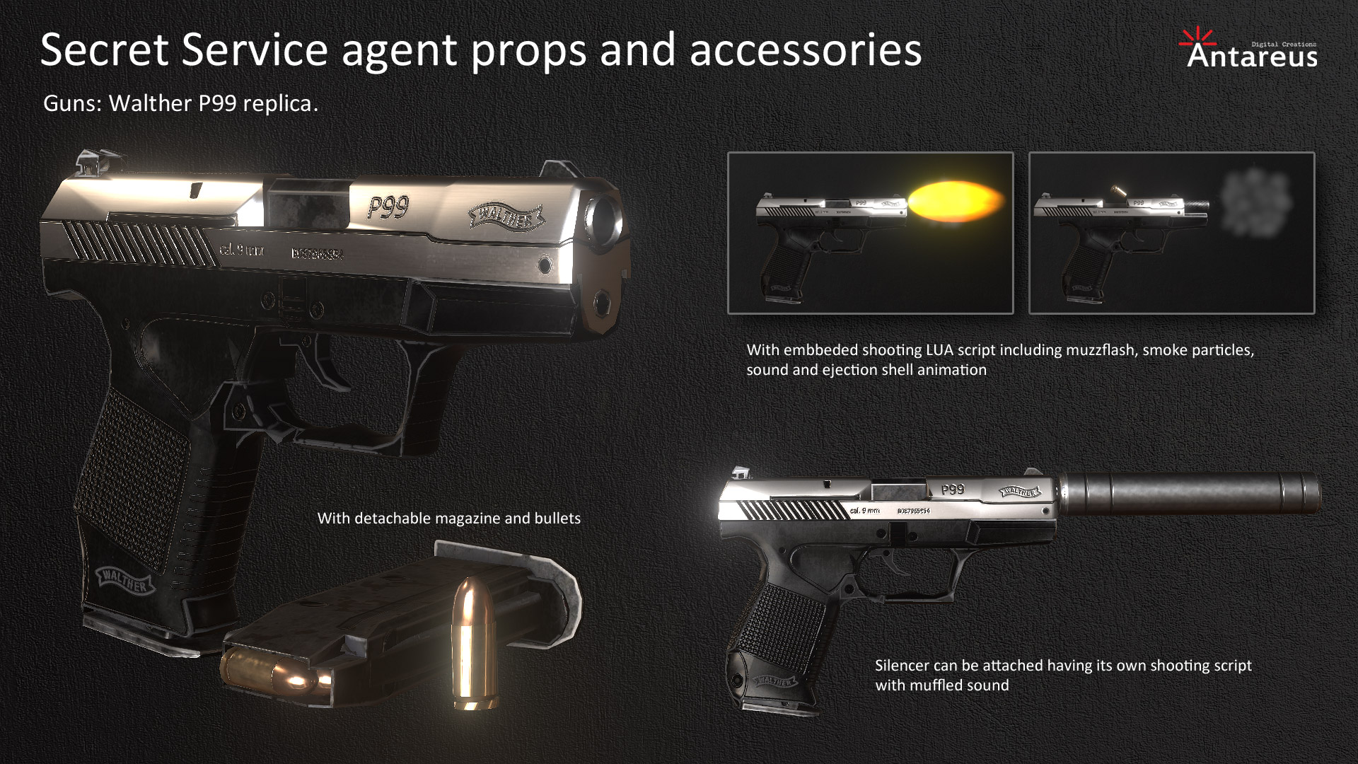 Secret Agent Costumes & Gears - Character Creator/Combo (Single PID ...