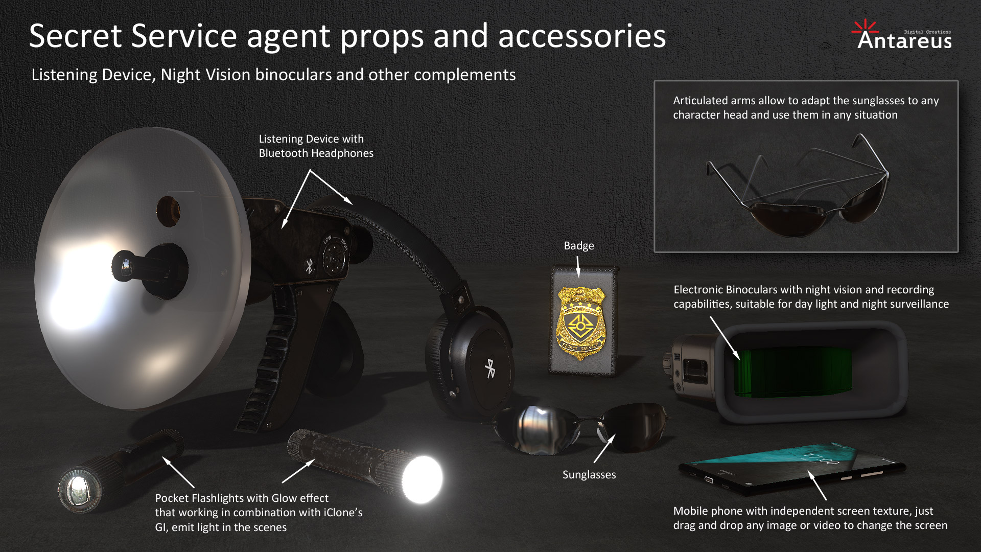 Secret Agent Costumes & Gears - Character Creator/Combo (Single PID ...