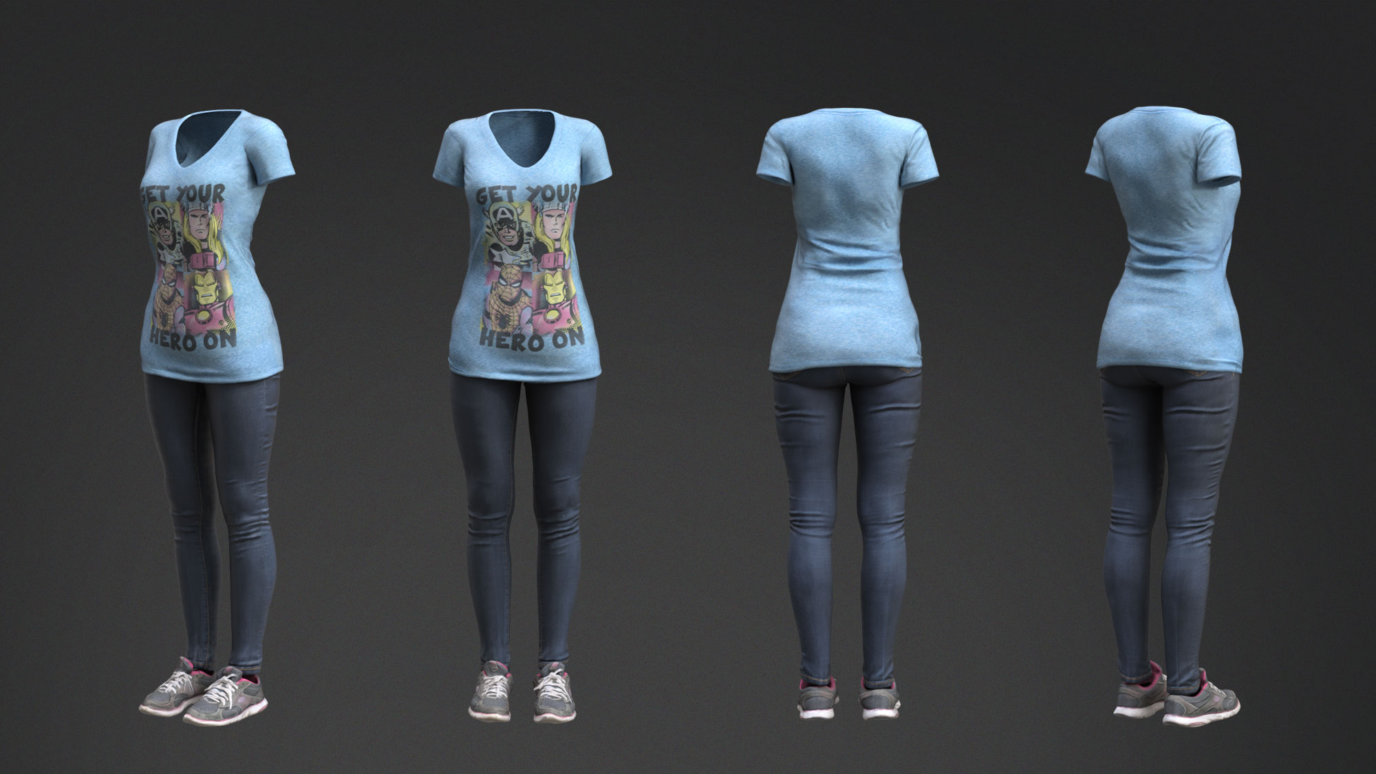Virtual Human Outfits - Woman Daily Wears S04 - Character Creator ...