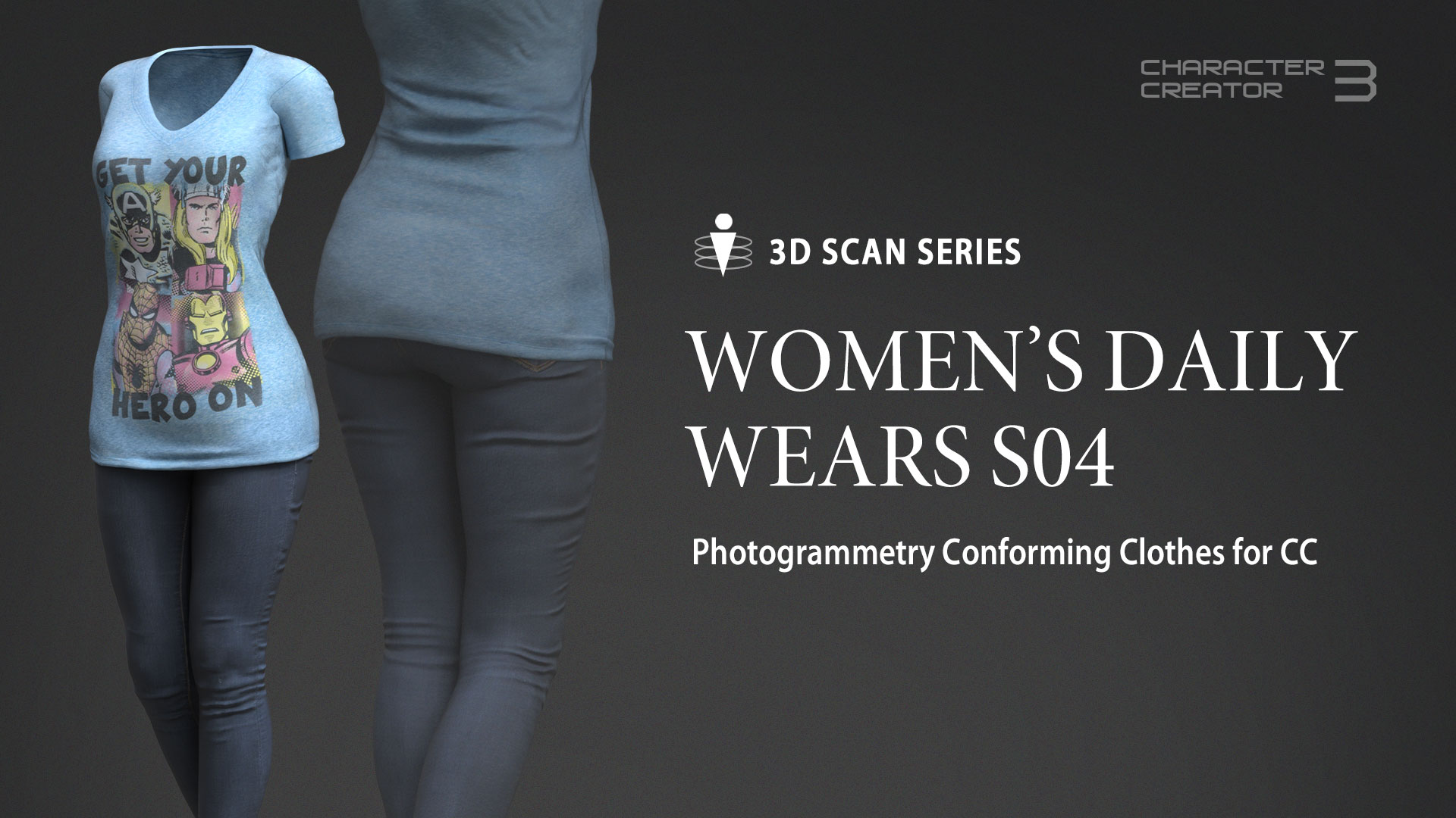 Virtual Human Outfits - Woman Daily Wears S04 - Character Creator ...
