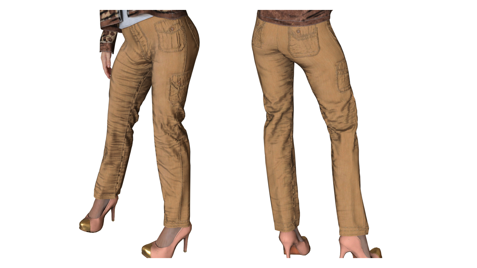 Stylish Pants V1 - 6 Pack - Character Creator/Outfit - Reallusion ...