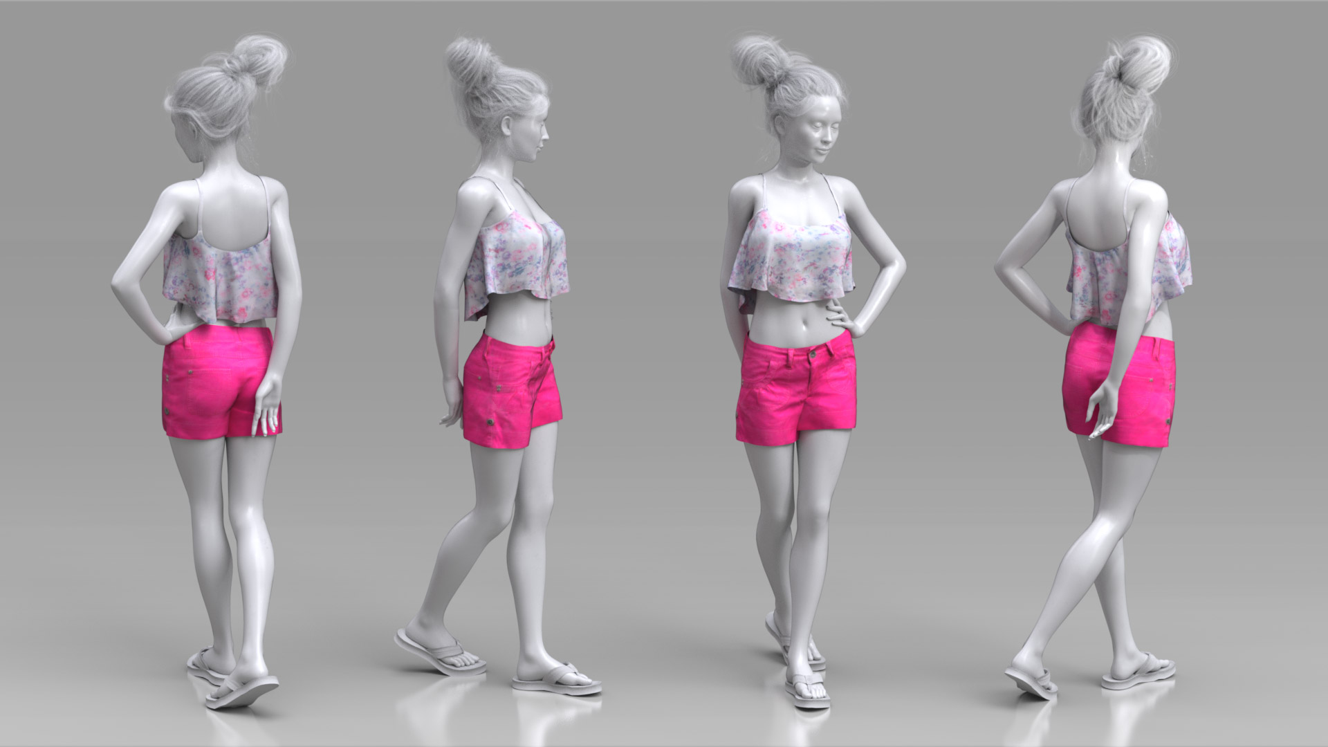 Summer Outfit - Character Creator/Outfit - Reallusion Content Store