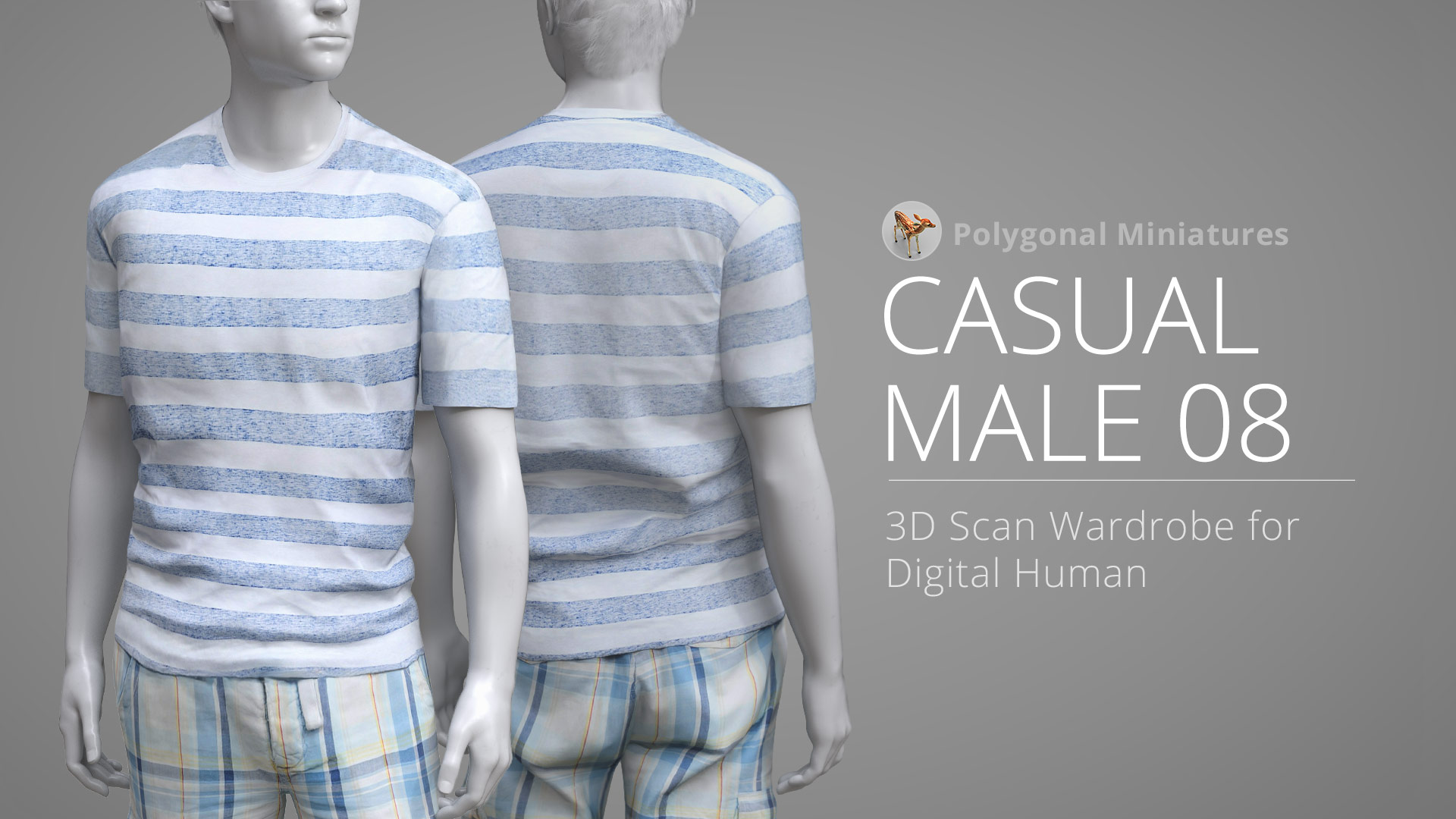 Casual Male 08 - Character Creator/Outfit - Reallusion Content Store
