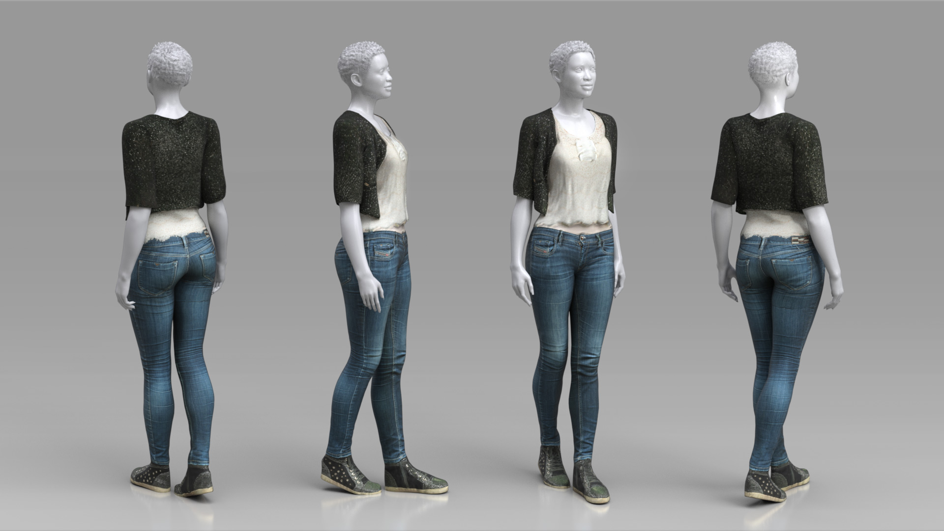 Glitter Outfit - Character Creator/Outfit - Reallusion Content Store