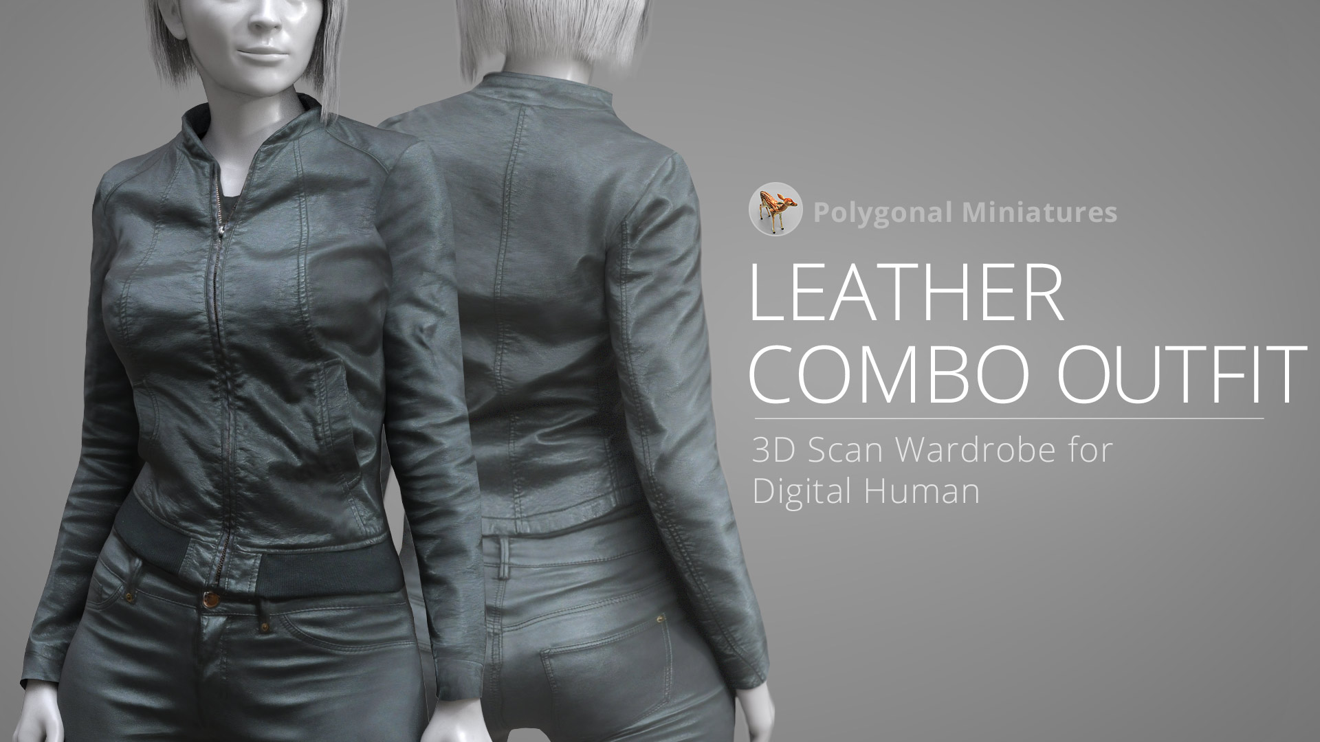 Leather Combo Outfit - Character Creator/Outfit - Reallusion Content Store