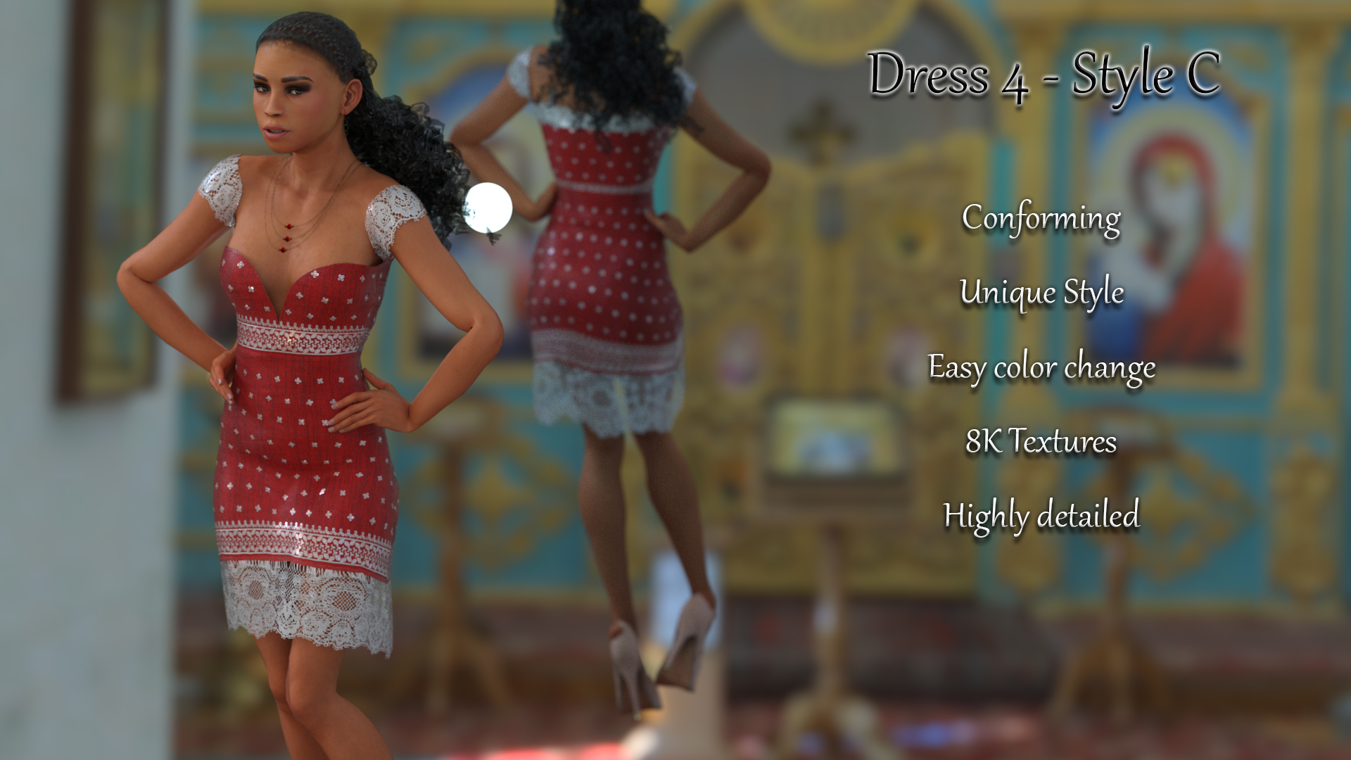 Dress 4 - 10 Pack - Character Creator/Outfit - Reallusion Content Store