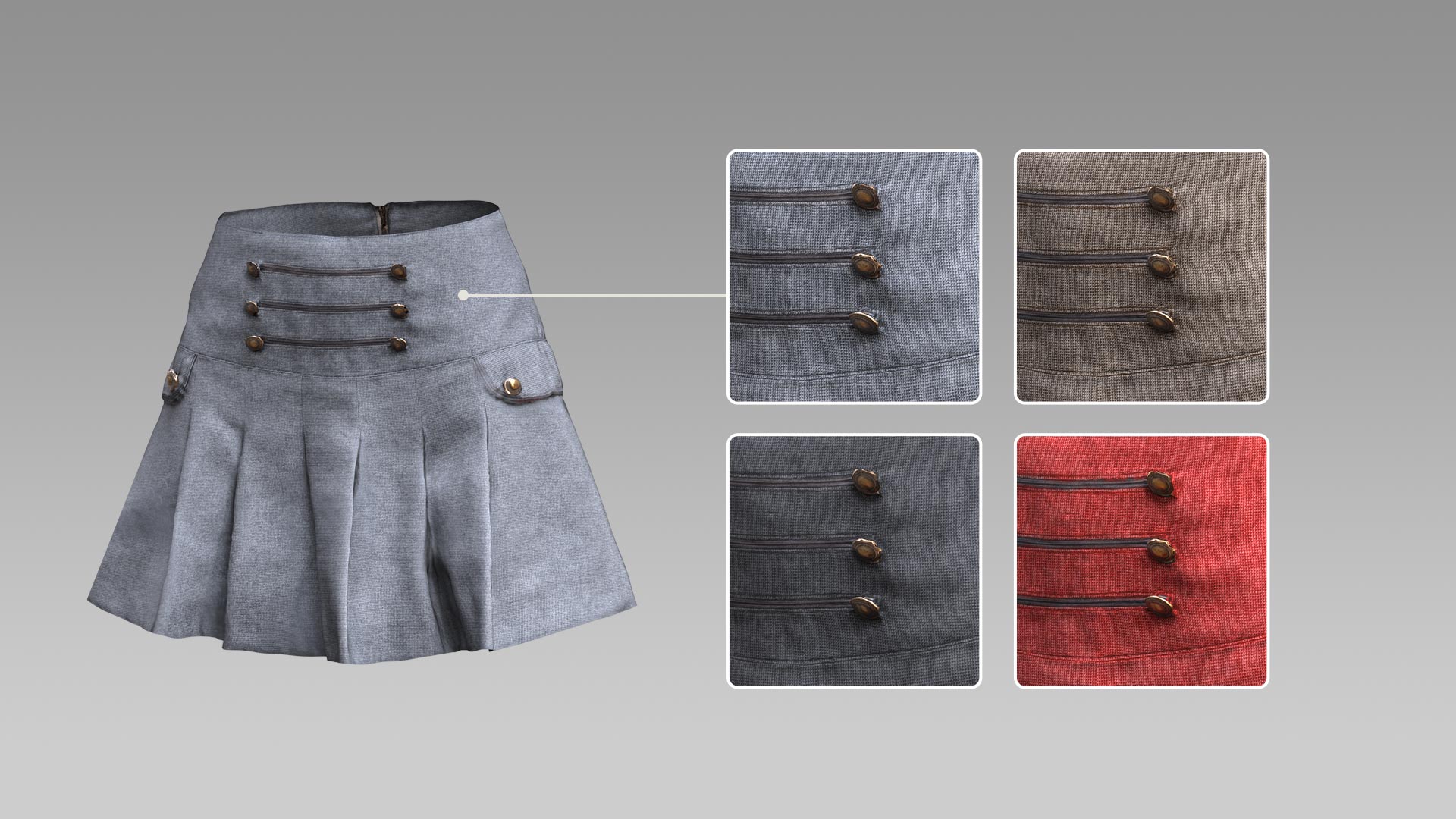 Soldier Skirt - Character Creator/Outfit - Reallusion Content Store