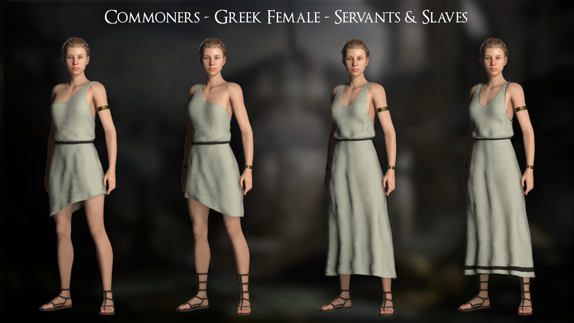Historical - Greek Female Commoners - Character Creator/Outfit ...