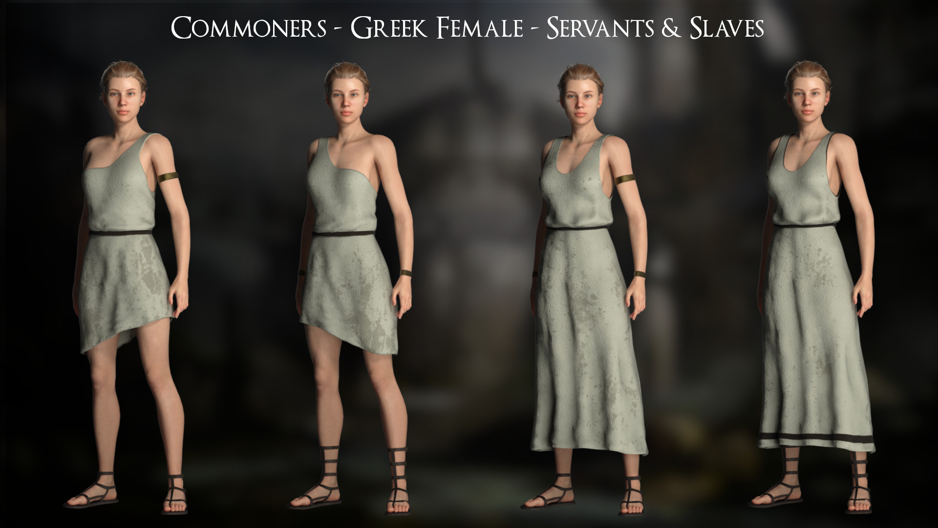 Historical - Greek Female Commoners - Character Creator/Outfit ...