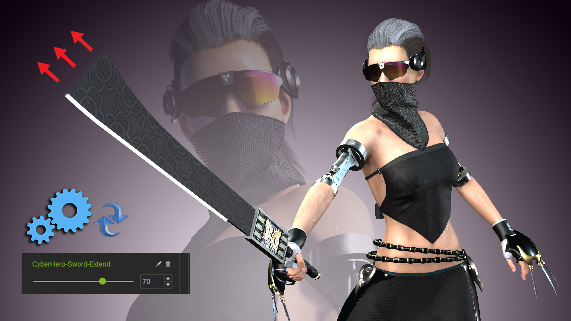 Cyber Hero-Outfits and Gears - Character Creator/Outfit - Reallusion ...