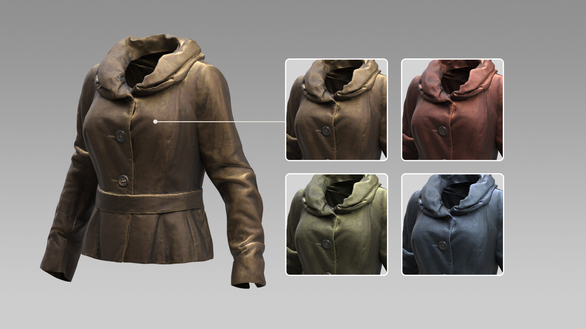 Gold Jacket Belt - Character Creator/Outfit - Reallusion Content Store
