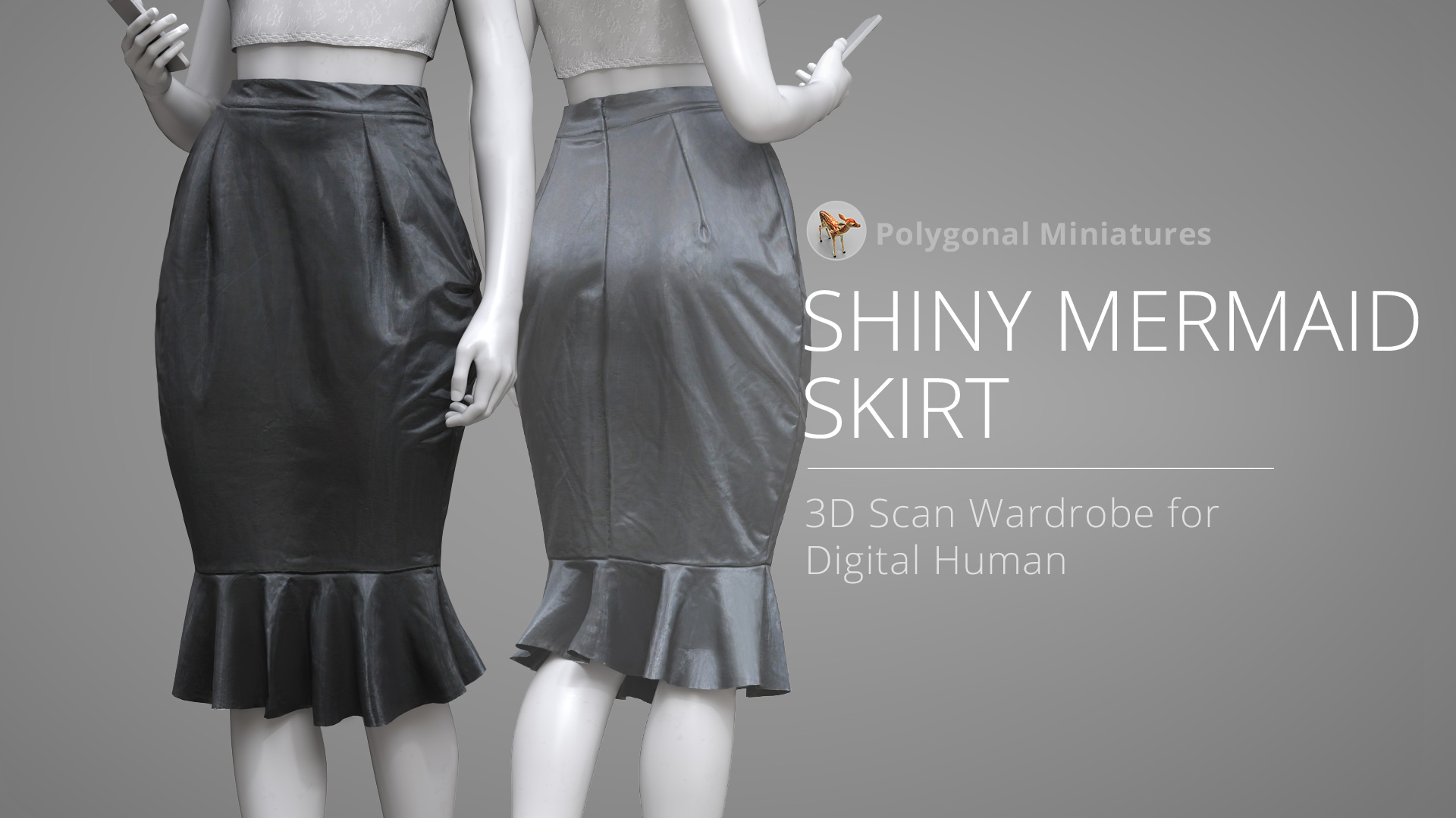 Shiny Mermaid Skirt - Character Creator/Outfit - Reallusion Content Store