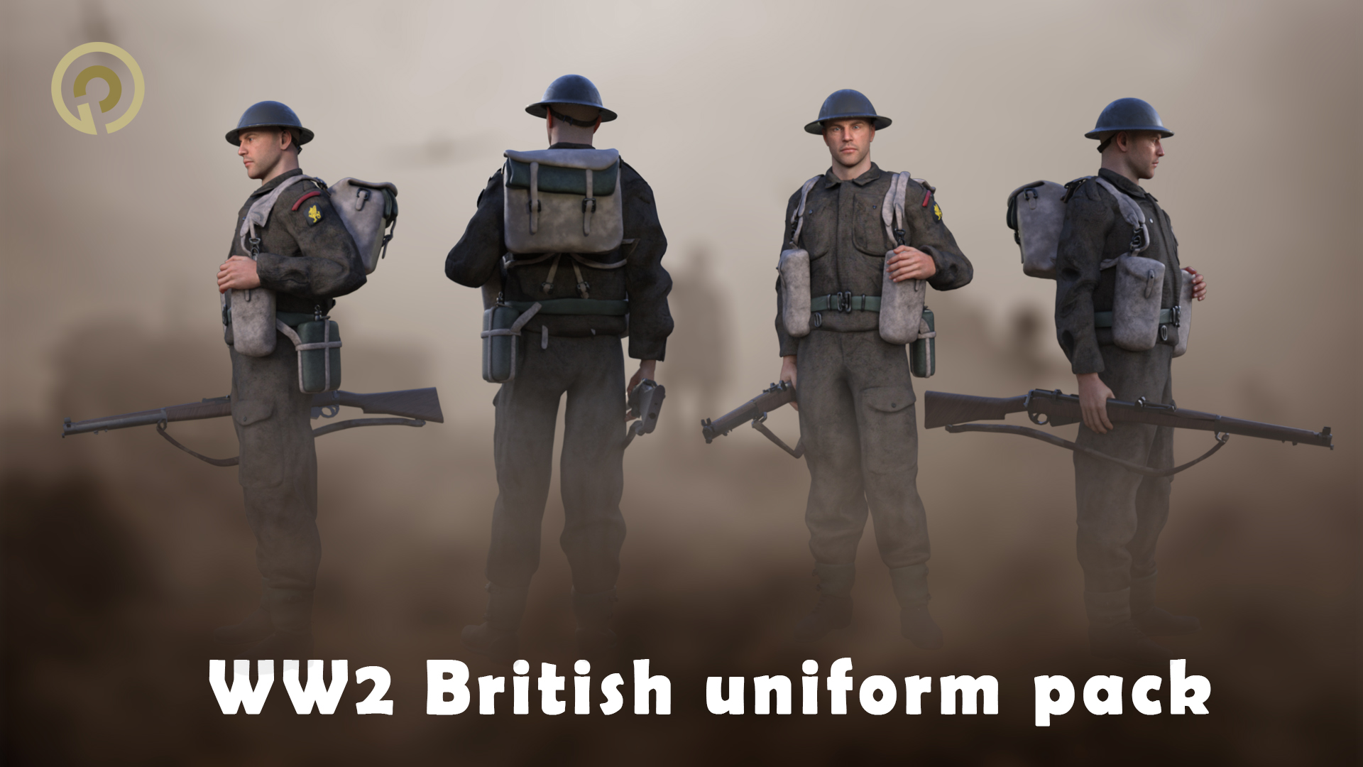 WW2 British Uniform Pack - Character Creator/Outfit - Reallusion ...