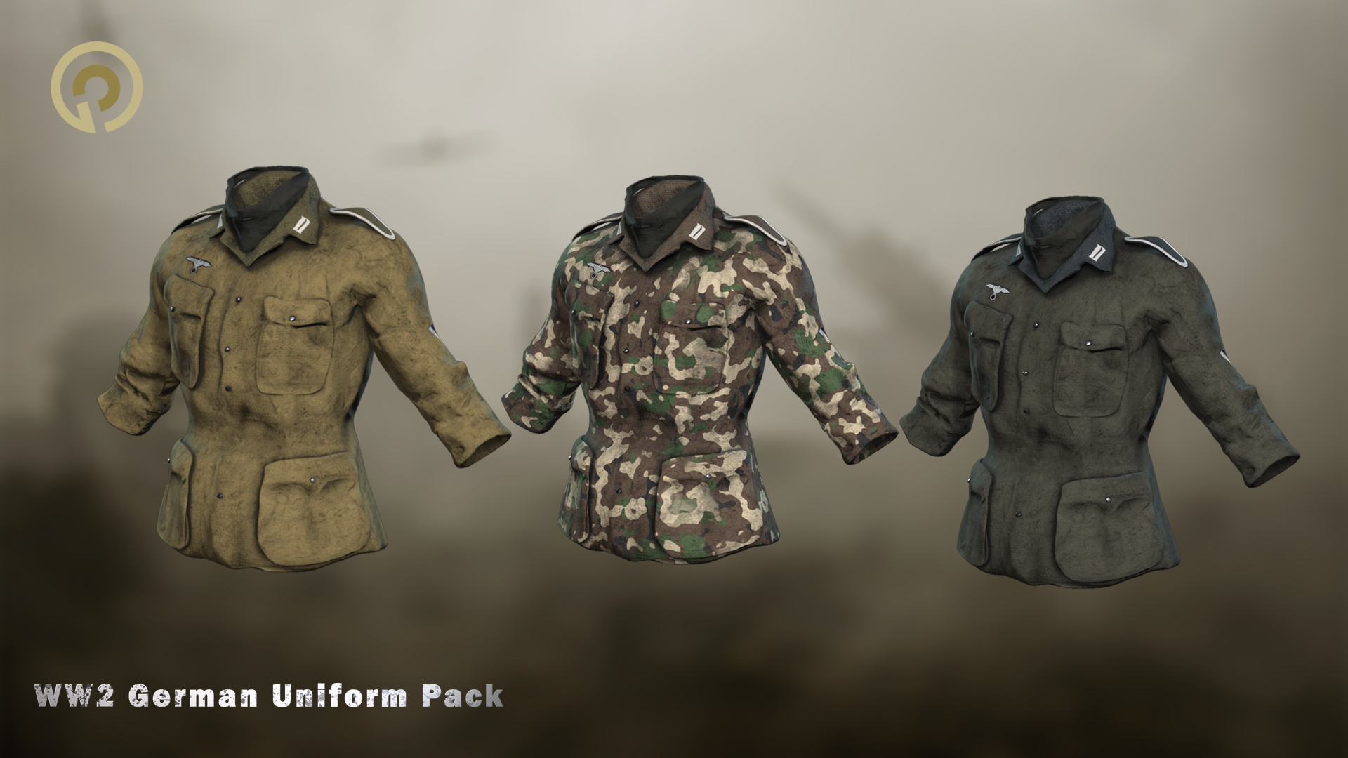 WW2 German Uniform - Character Creator/Outfit - Reallusion Content Store
