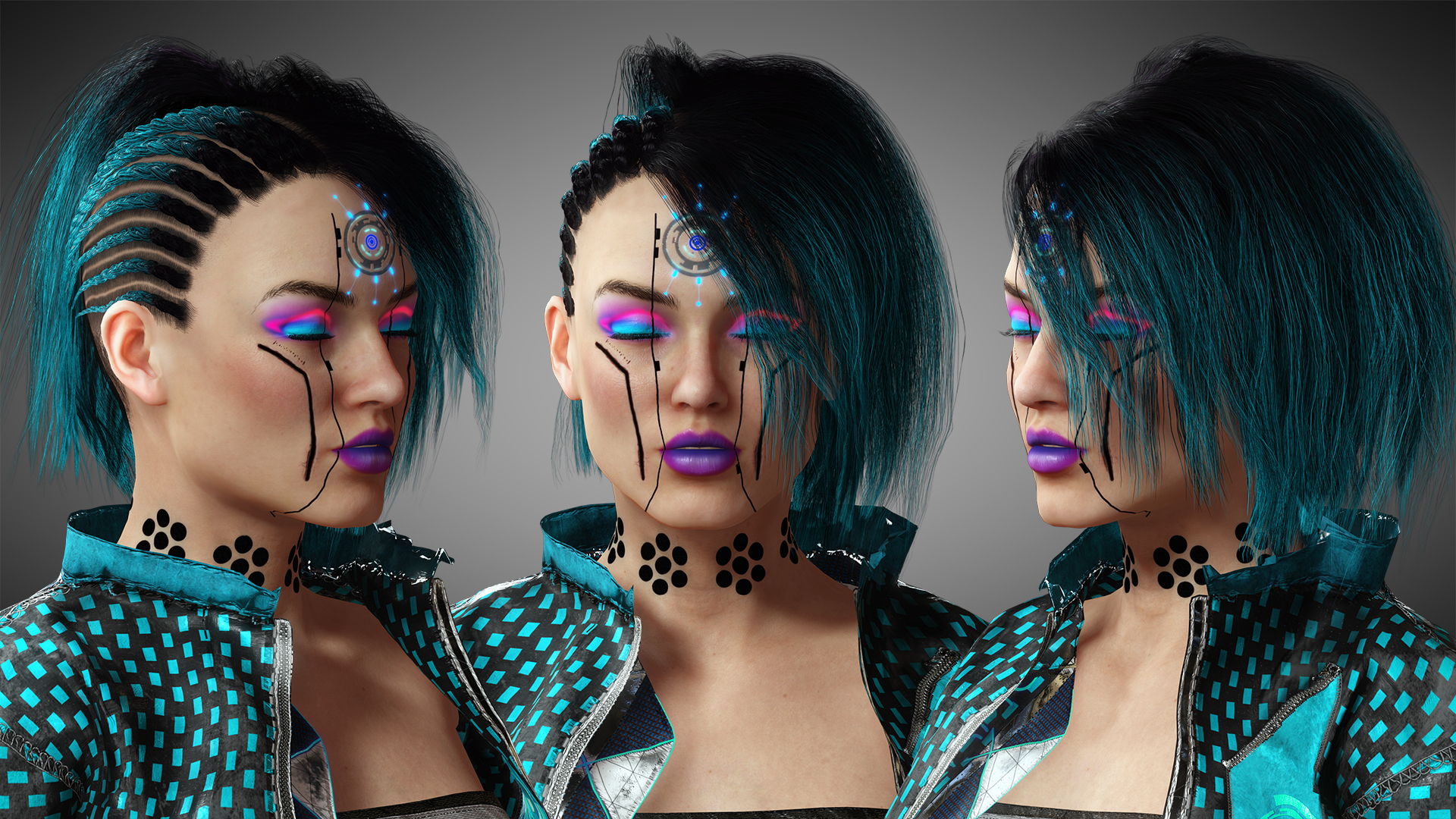 Cyber Punk Outfit_S2 - Character Creator/Outfit - Reallusion Content Store