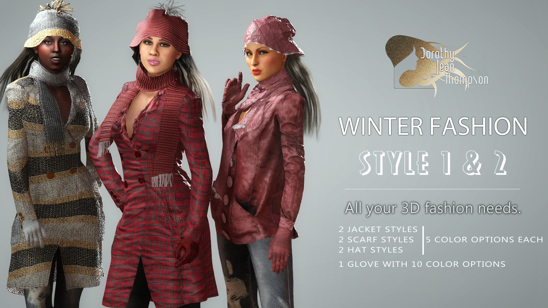 Winter Fashion - Mega Pack - Character Creator/Outfit - Reallusion ...
