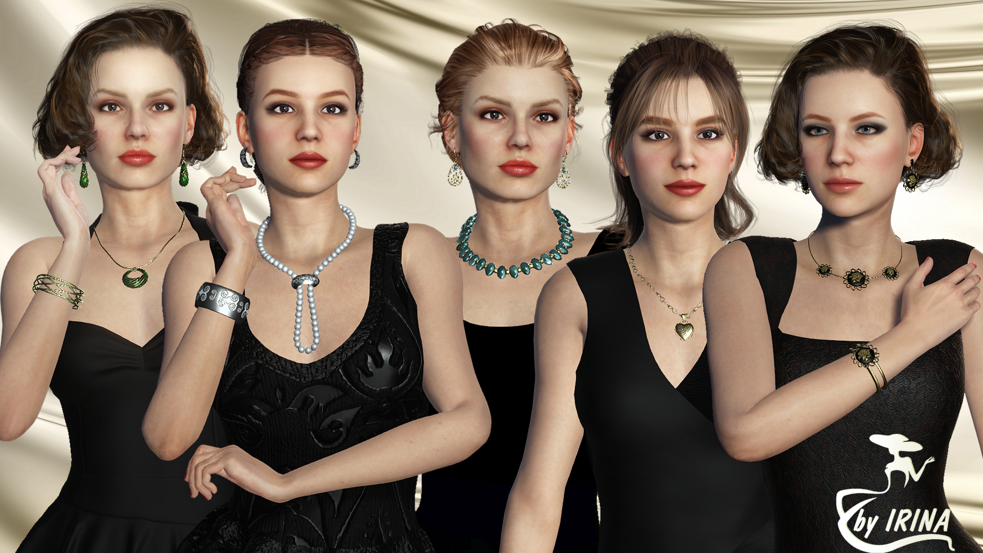 Jewelry Bundle S2 - Character Creator/Outfit - Reallusion Content Store