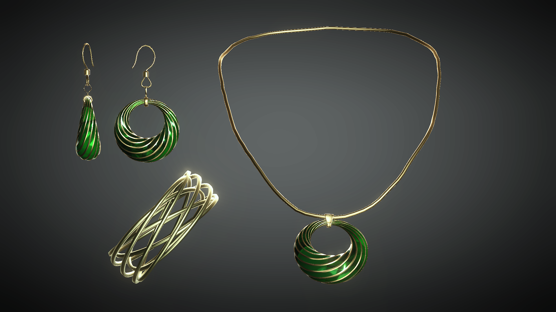Jewelry Bundle S2 - Character Creator/Outfit - Reallusion Content Store