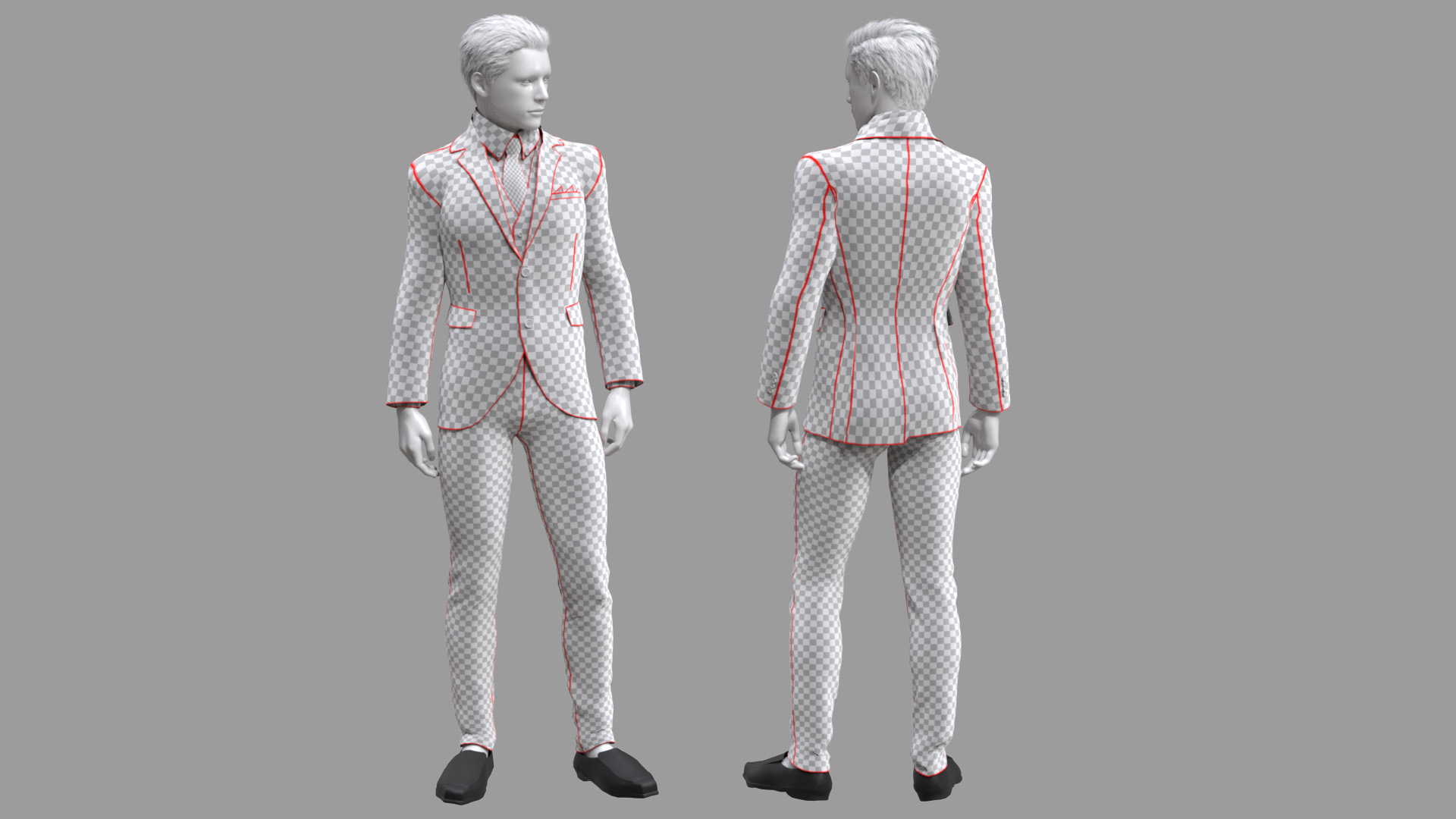 Men's Suits - Character Creator/Outfit - Reallusion Content Store