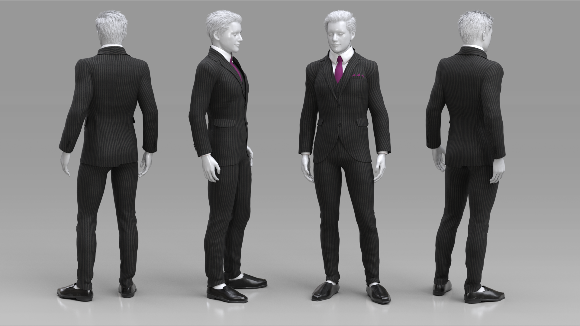 Men's Suits - Character Creator/Outfit - Reallusion Content Store
