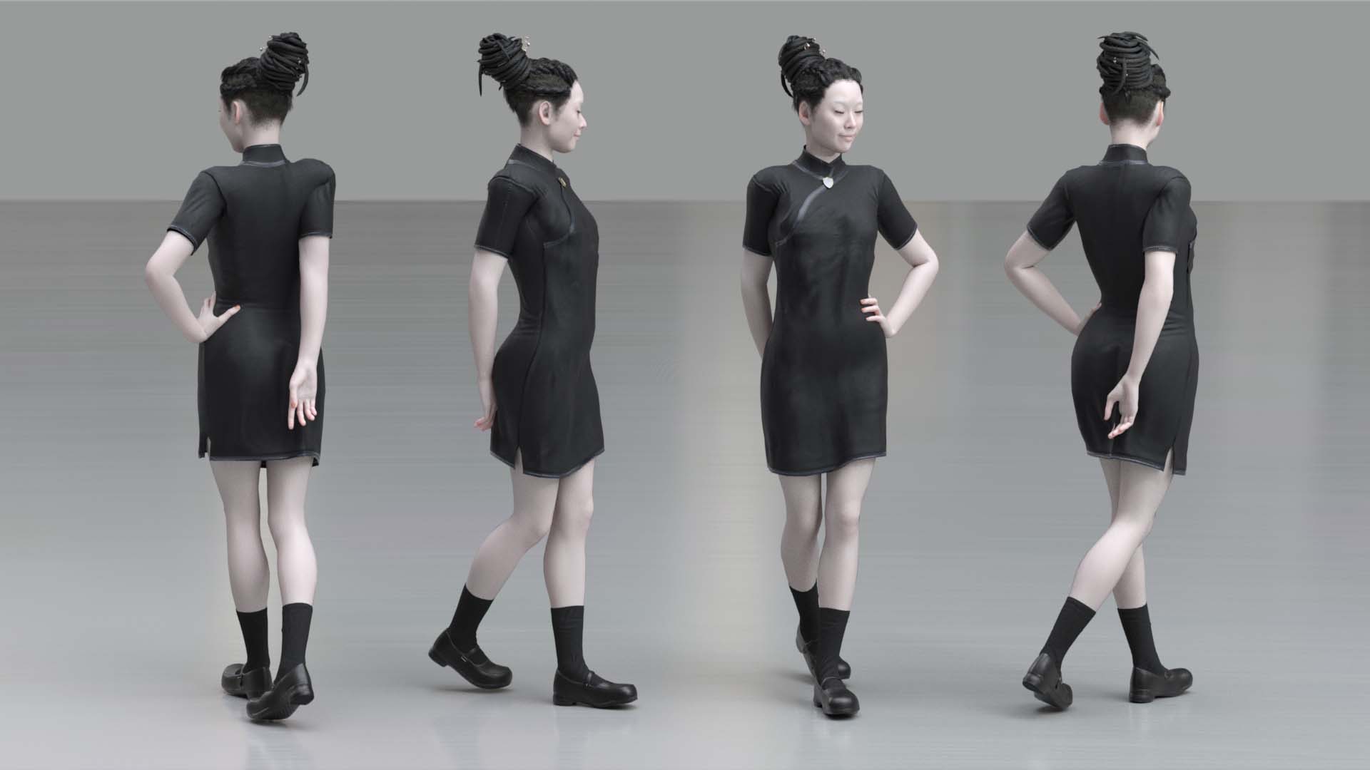 College Life - 4 Sets HK Uniforms - Character Creator/Outfit ...