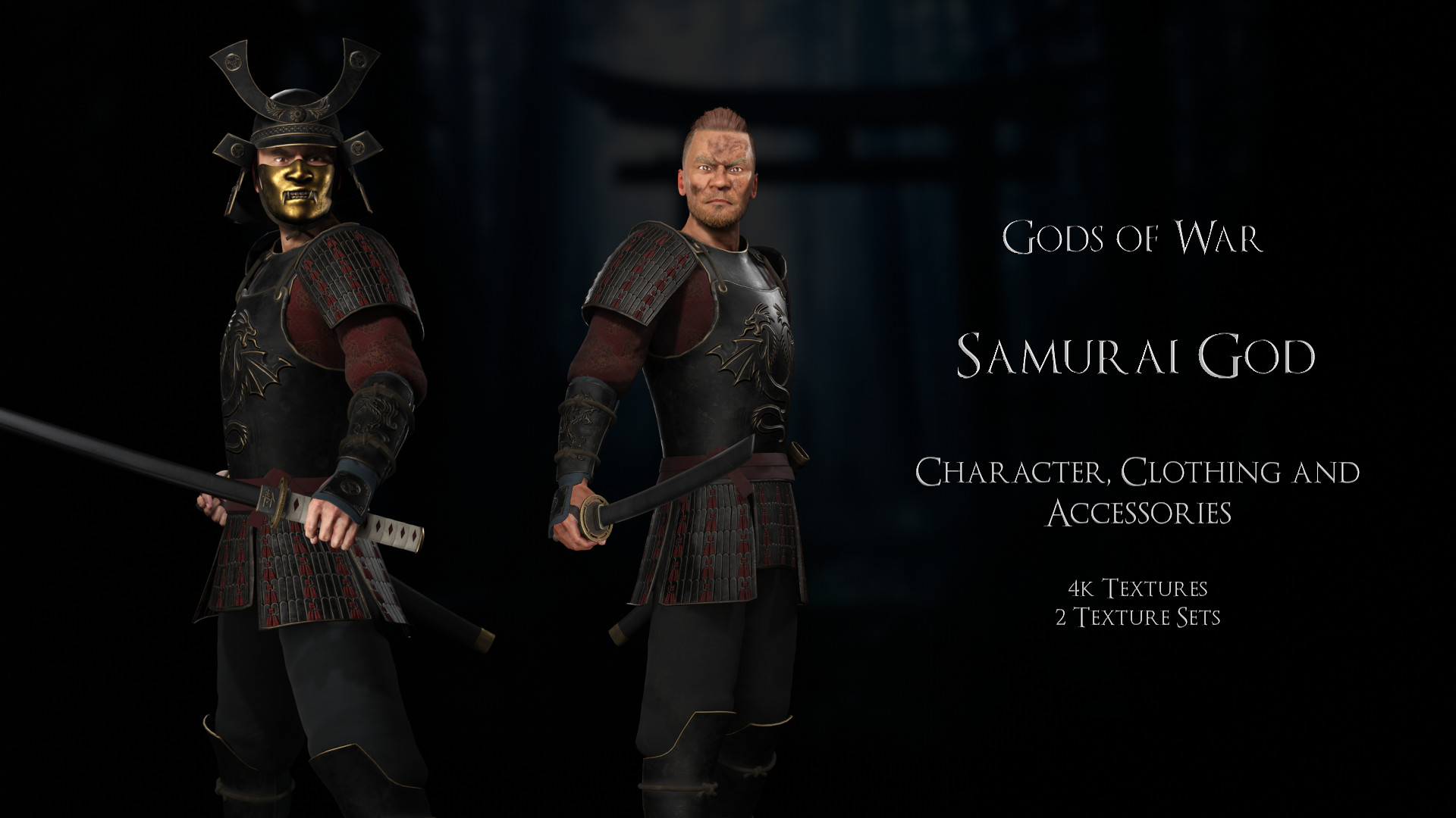 Samurai God of War - Character Creator/Outfit - Reallusion Content Store