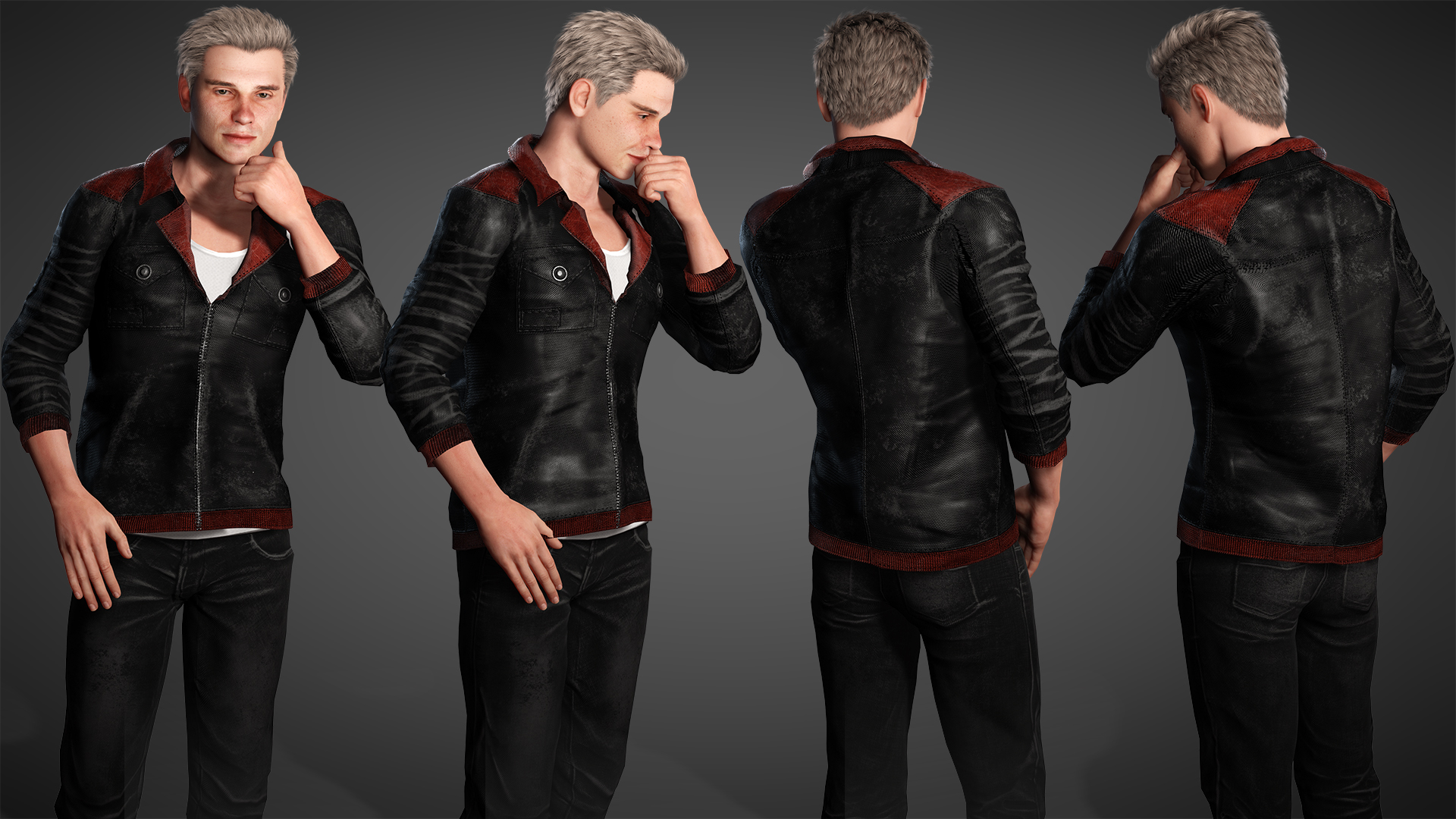 Fashion Jackets V2_S3 - 4 Pack - Character Creator/Outfit - Reallusion ...