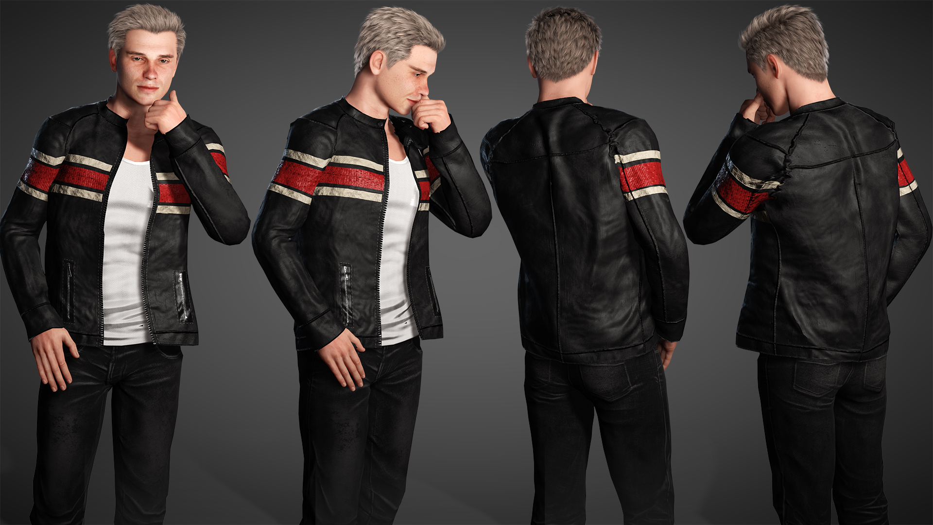 Fashion Jackets V2_S4 - 4 Pack - Character Creator/Outfit - Reallusion ...