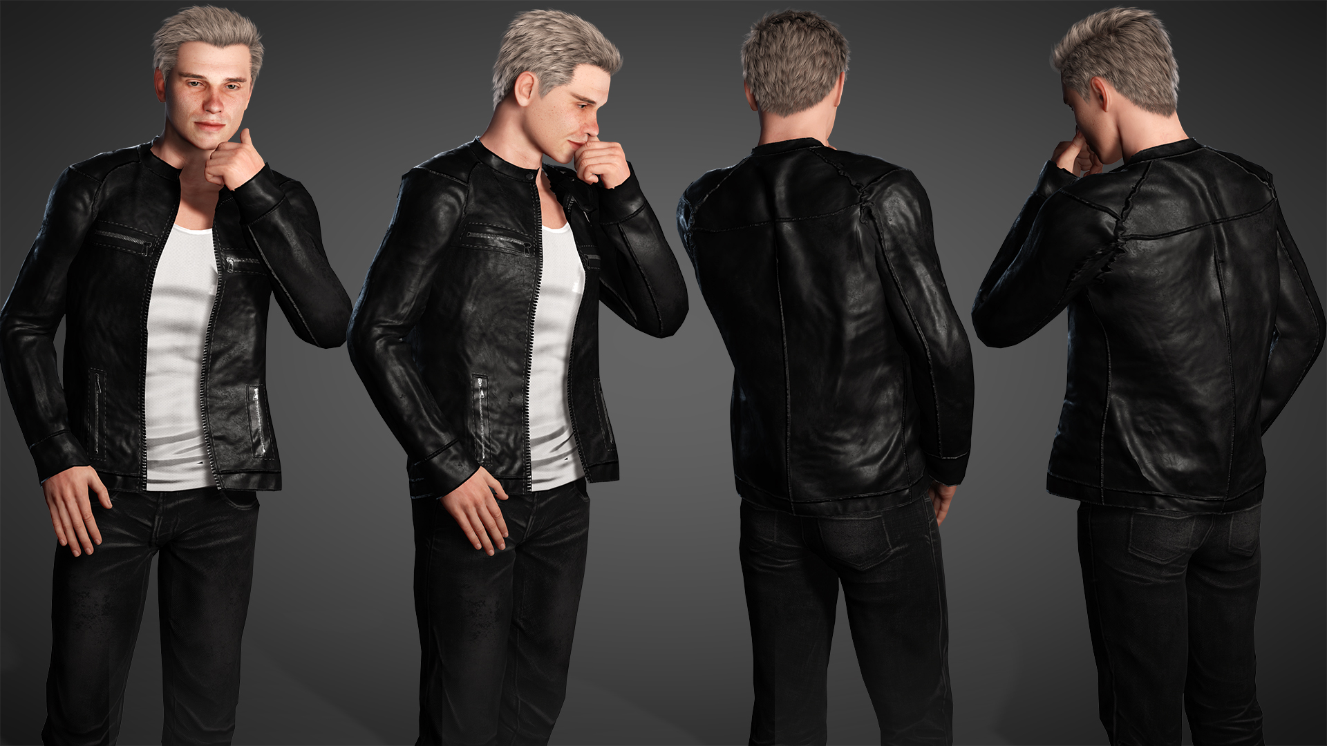 Fashion Jackets V2_S4 - 4 Pack - Character Creator/Outfit - Reallusion ...
