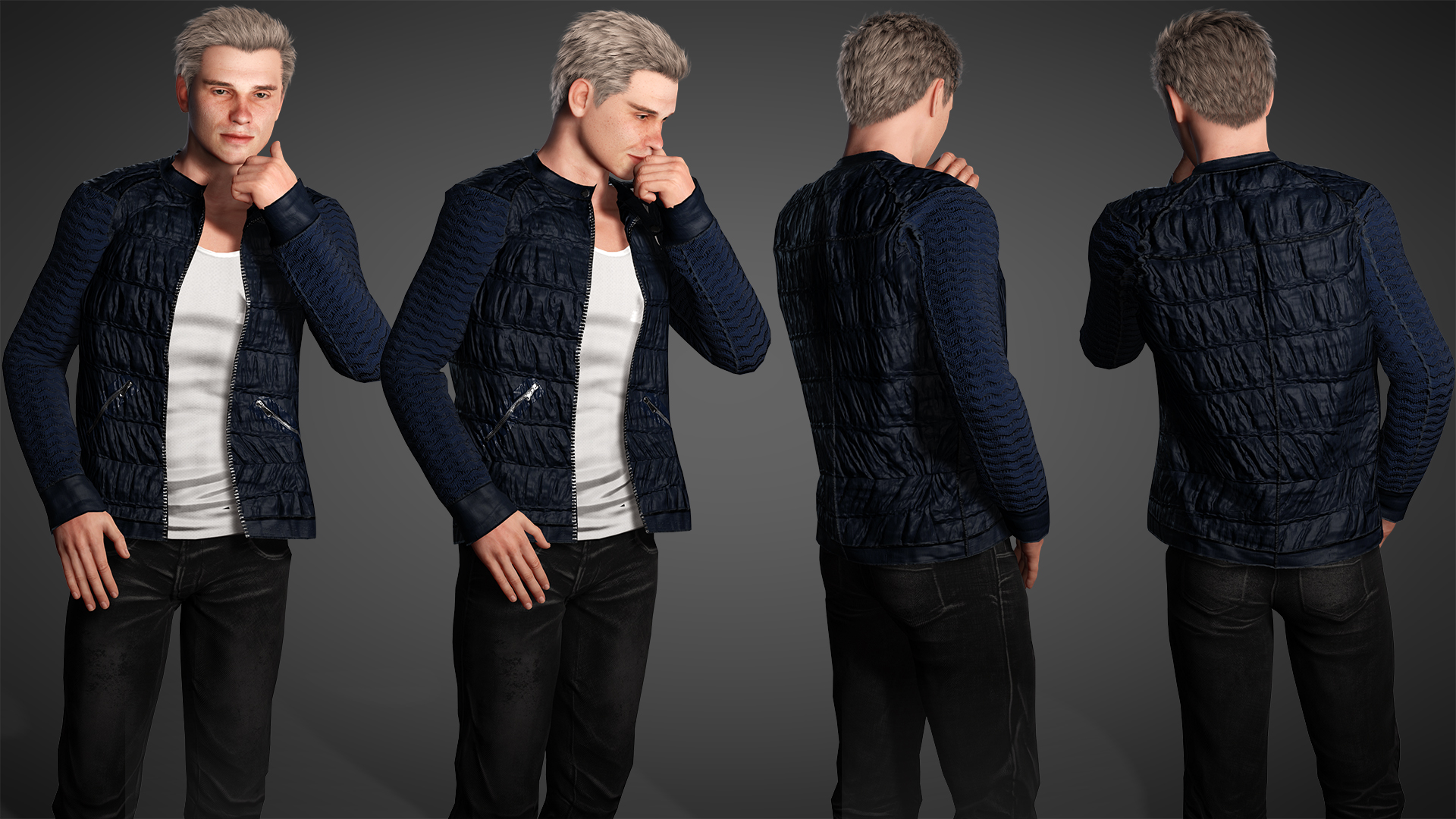 Fashion Jackets V2_S4 - 4 Pack - Character Creator/Outfit - Reallusion ...