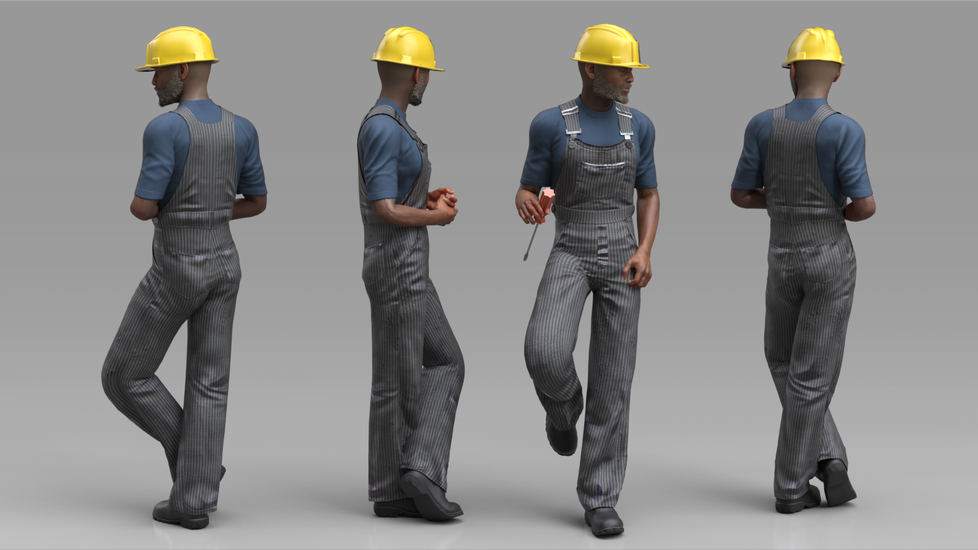 Coveralls & Overalls - Character Creator/Outfit - Reallusion Content Store