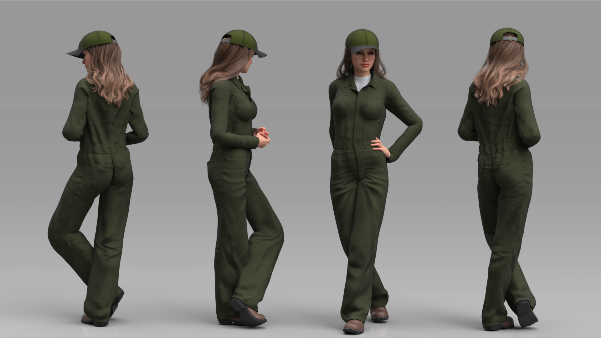 Coveralls & Overalls - Character Creator/Outfit - Reallusion Content Store