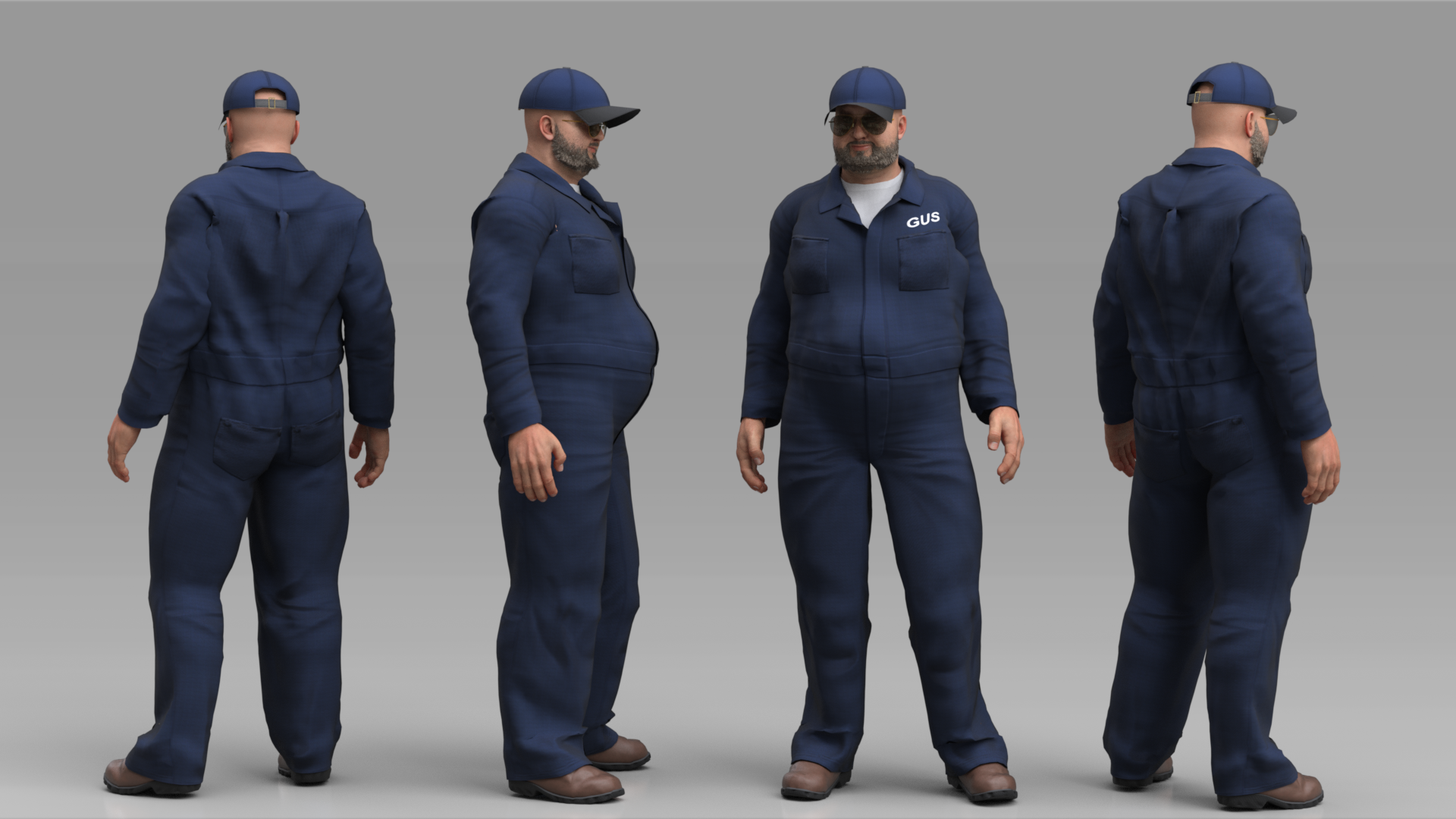 Coveralls & Overalls - Character Creator/Outfit - Reallusion Content Store