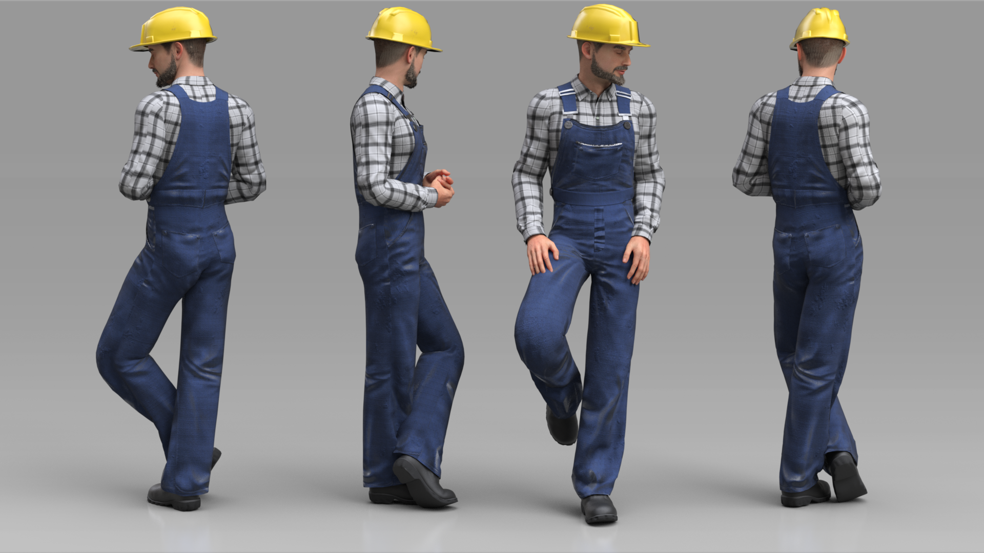 Coveralls & Overalls - Character Creator/Outfit - Reallusion Content Store