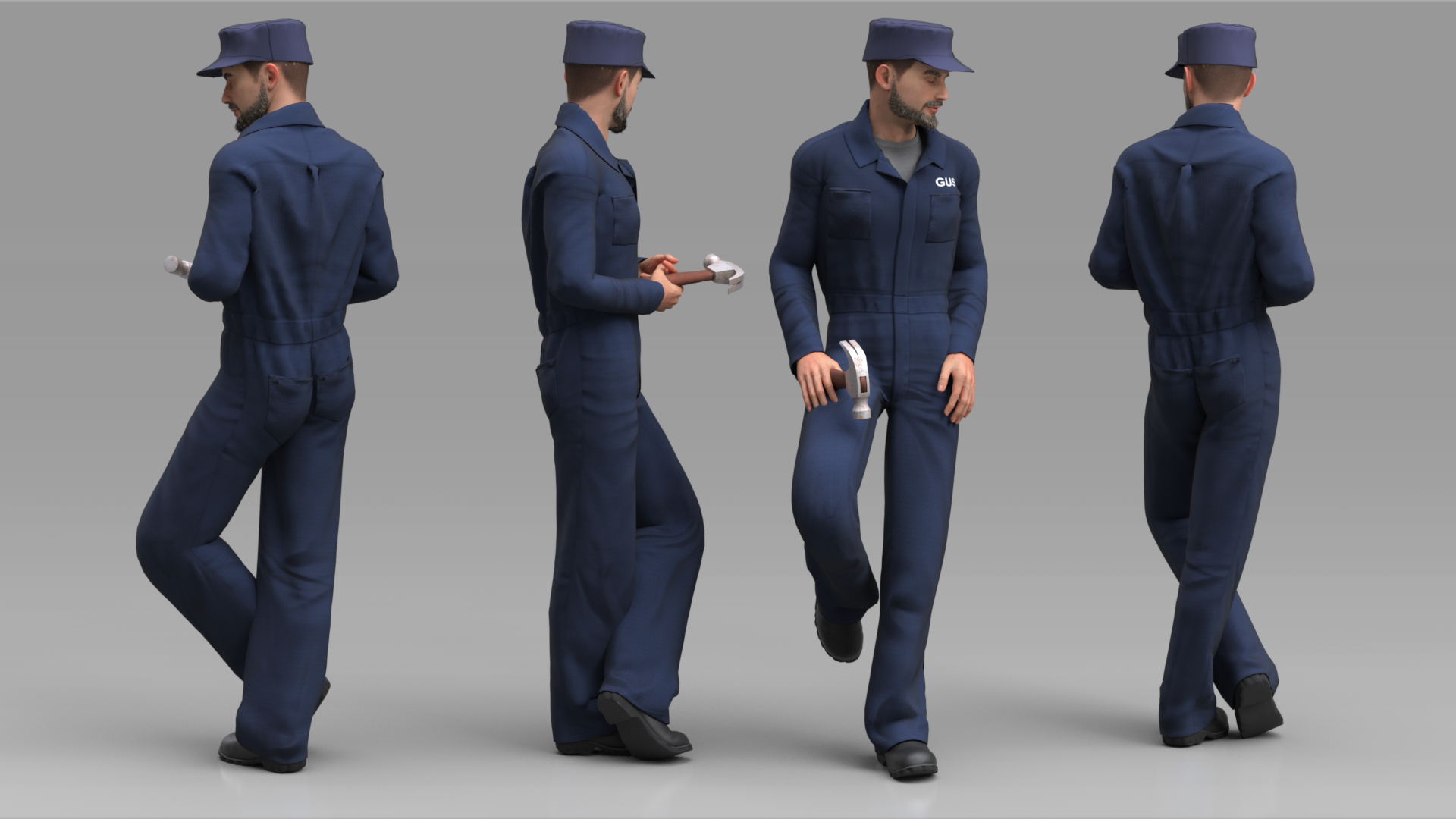 Coveralls & Overalls - Character Creator/Outfit - Reallusion Content Store