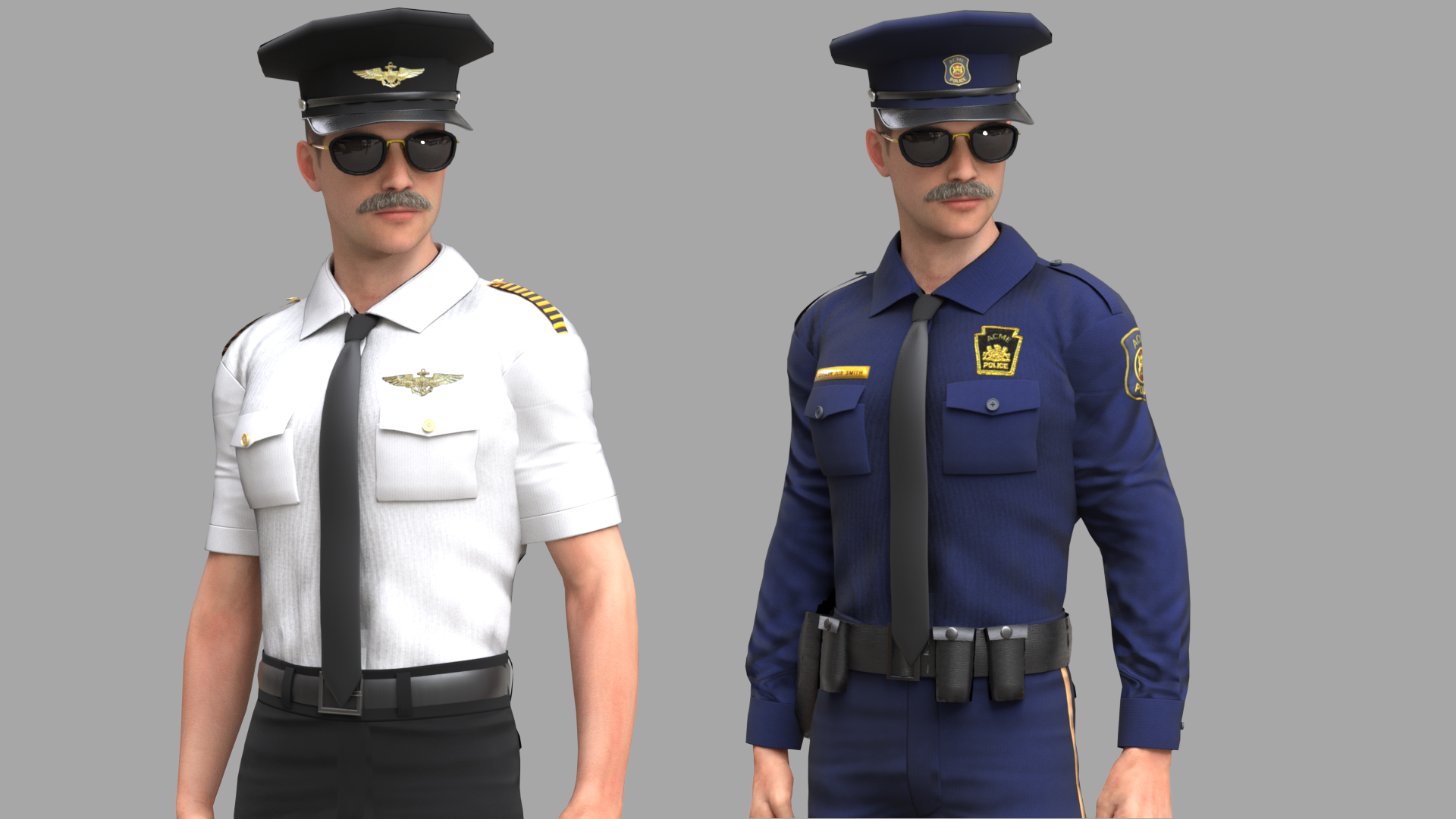 Uniform Essentials - Character Creator/Outfit - Reallusion Content Store