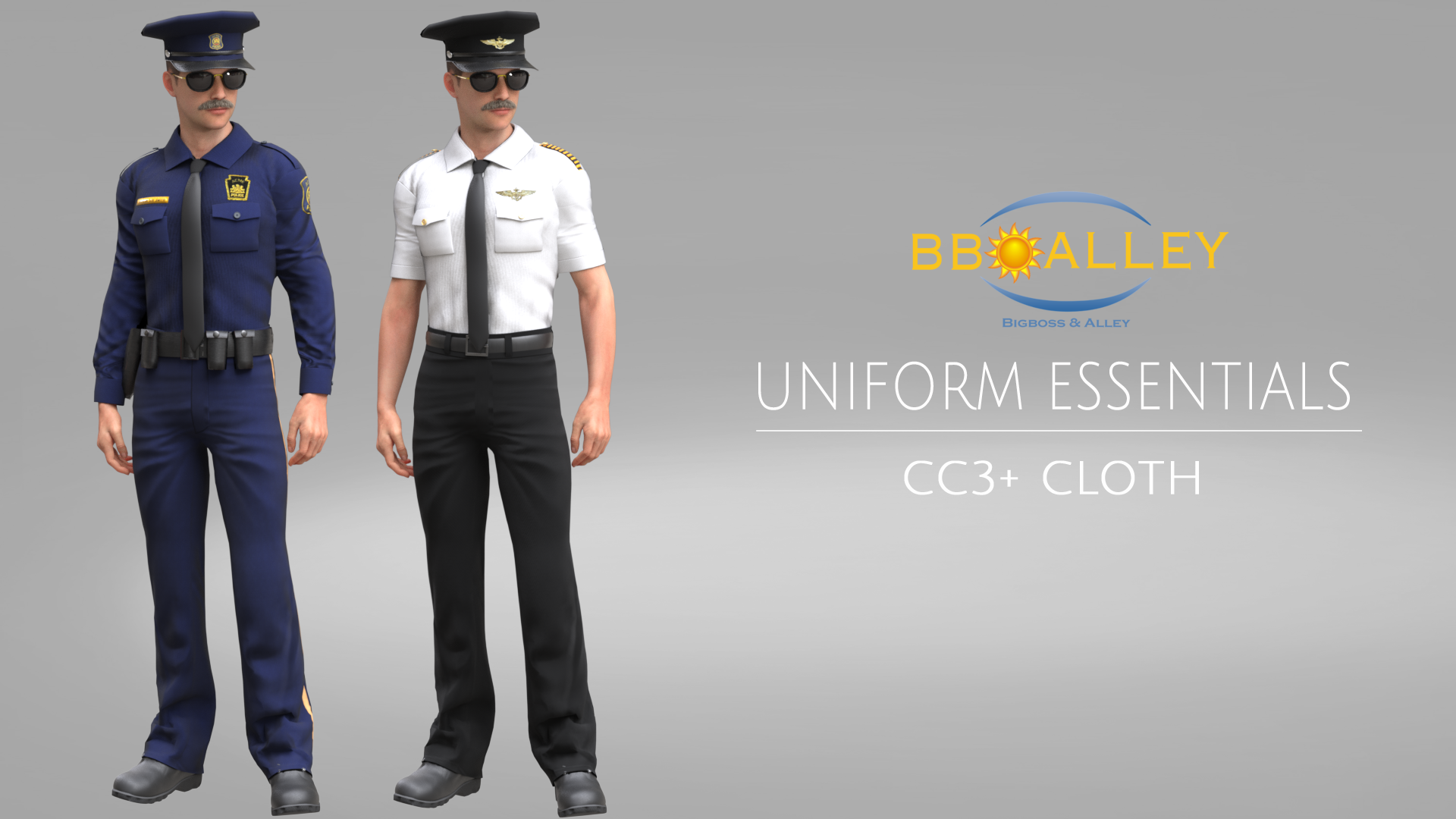 Uniform Essentials - Character Creator/Outfit - Reallusion Content Store