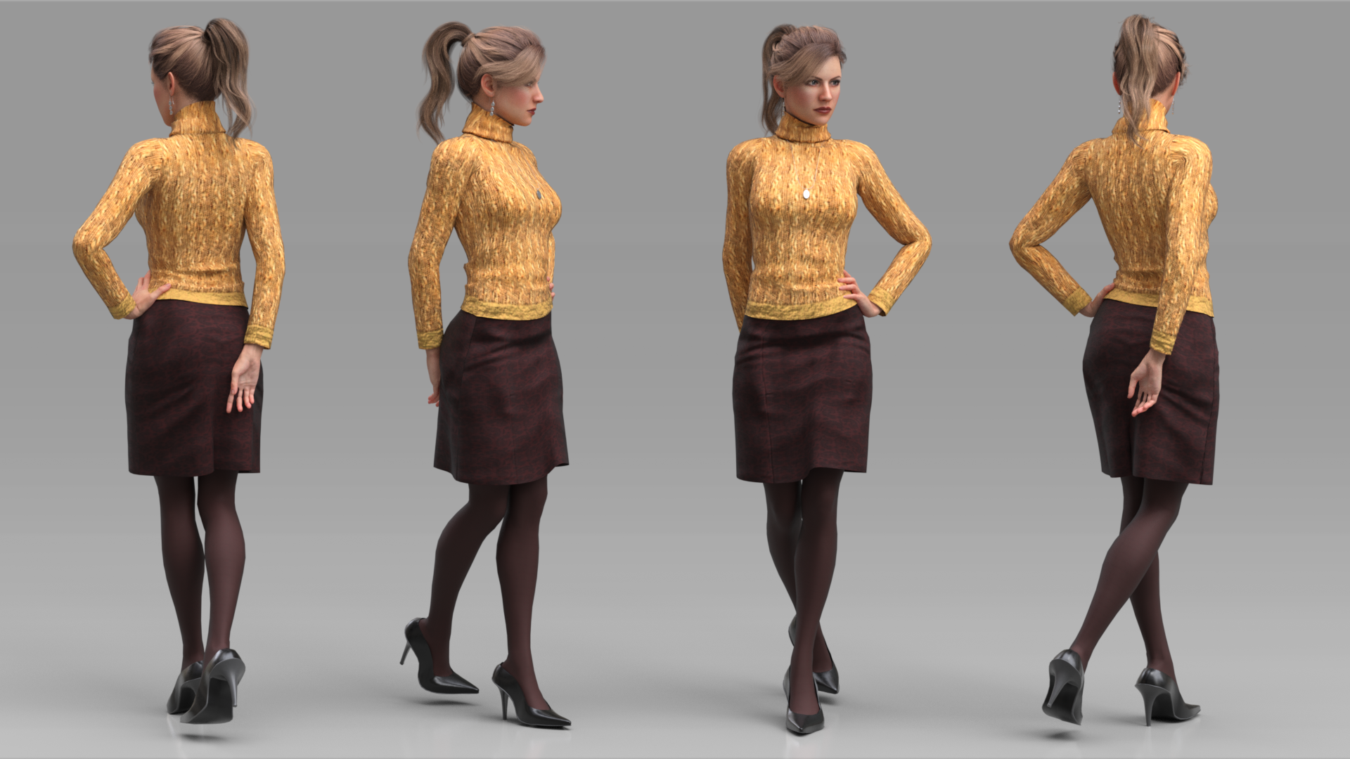 Business Female 3 - Character Creator/Outfit - Reallusion Content Store