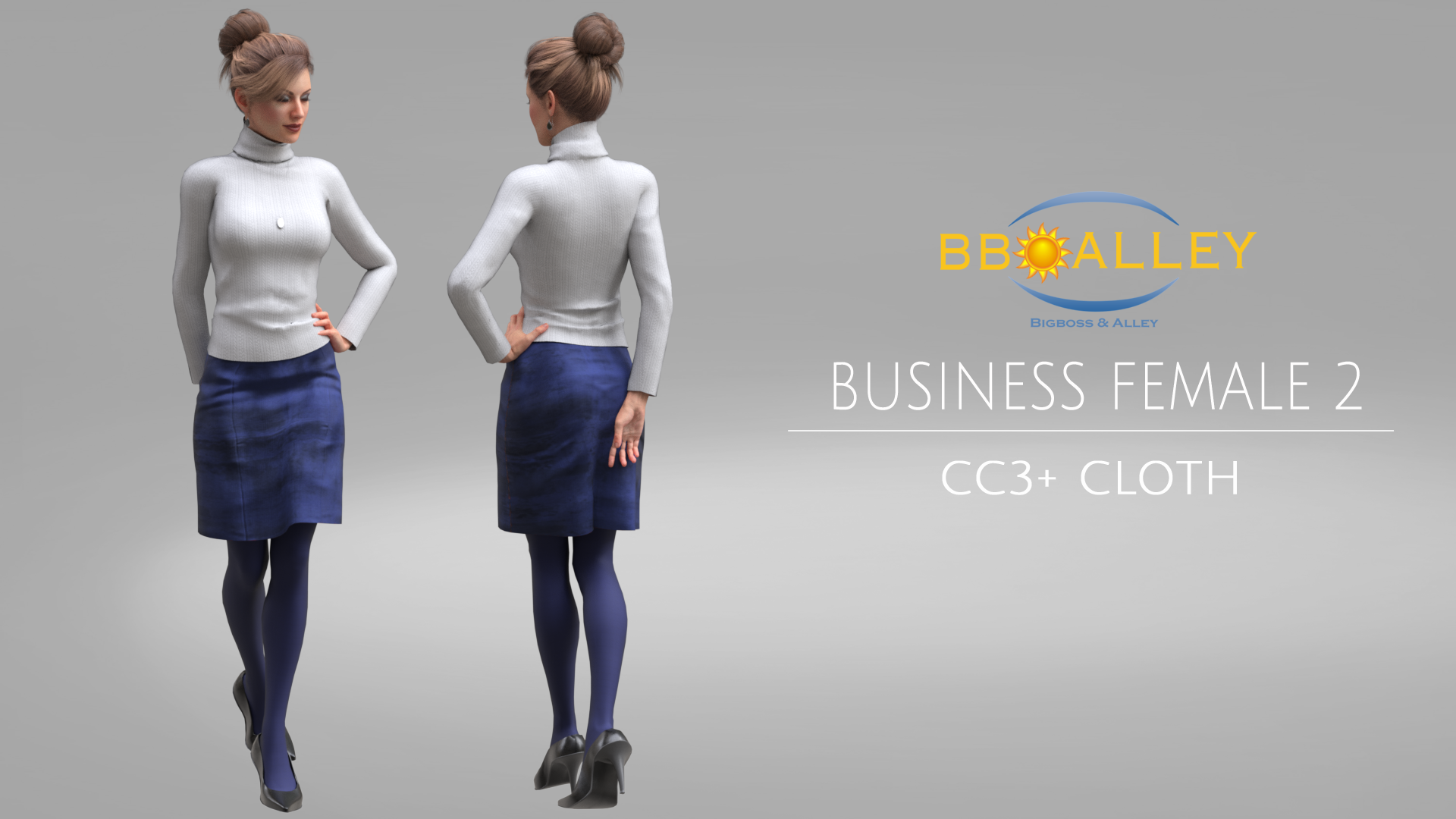 Business Female 3 - Character Creator/Outfit - Reallusion Content Store