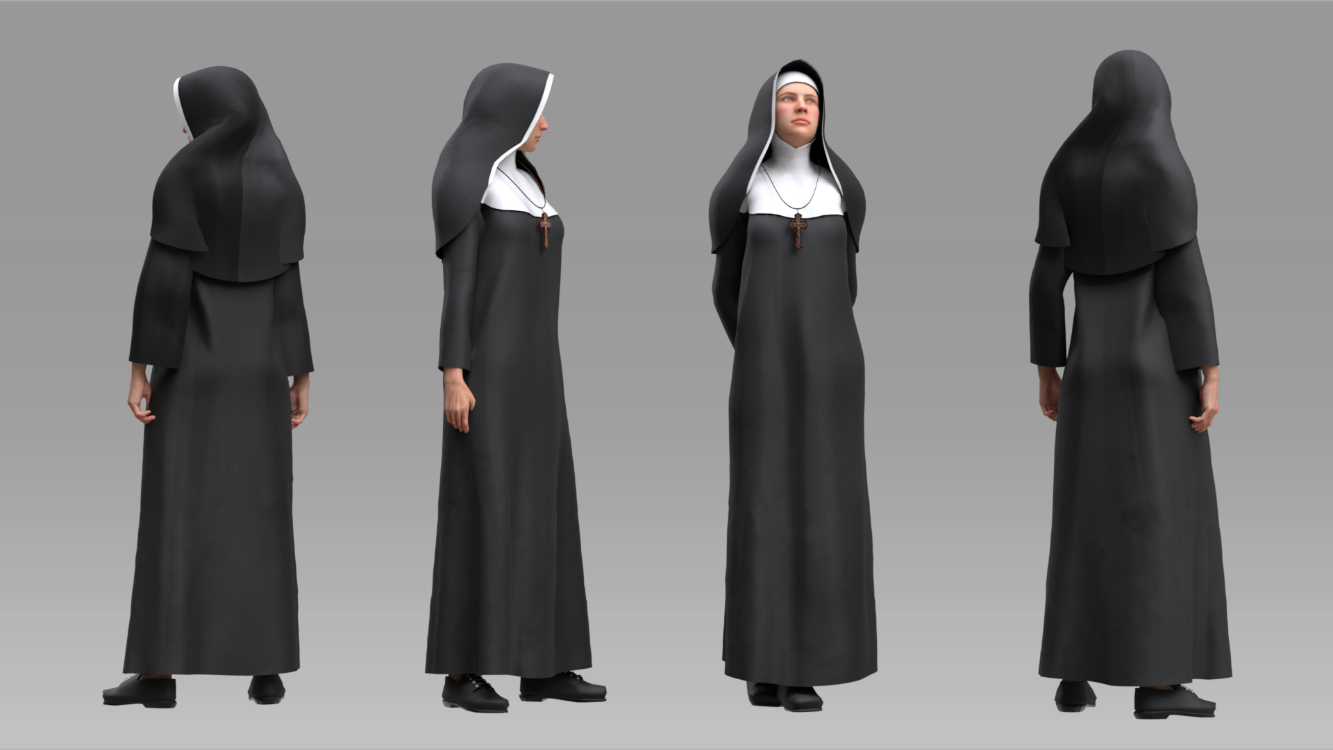 Nuns - Character Creator/Outfit - Reallusion Content Store
