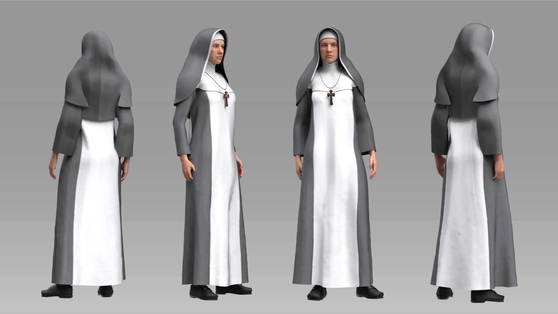 Nuns - Character Creator/Outfit - Reallusion Content Store