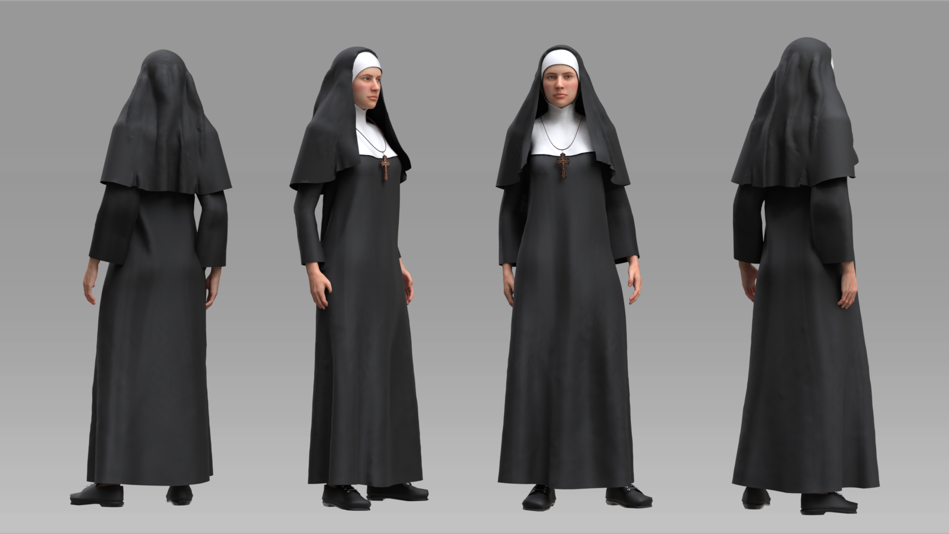 Nuns - Character Creator/Outfit - Reallusion Content Store