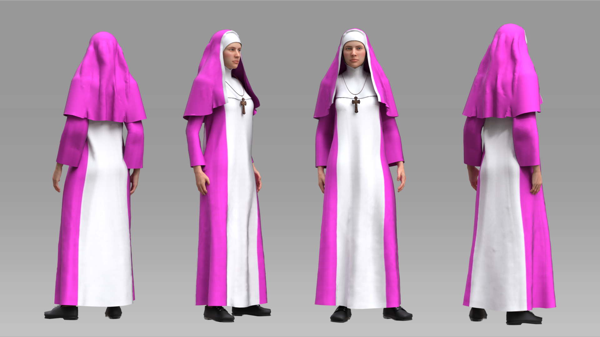 Nuns - Character Creator/Outfit - Reallusion Content Store