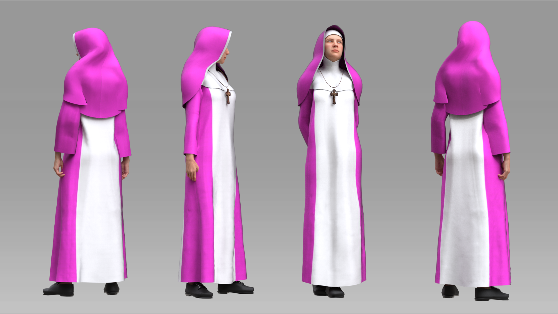 Nuns - Character Creator/Outfit - Reallusion Content Store
